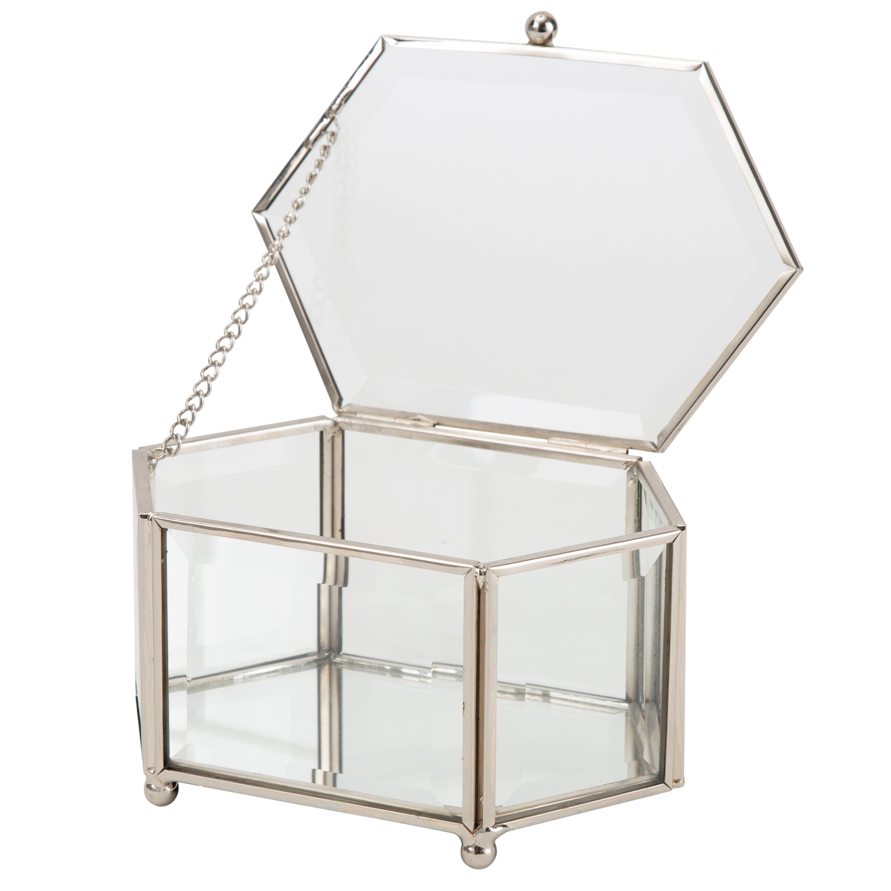 Home Details Vintage Mirrored Bottom Diamond Shape Unisex Glass ...