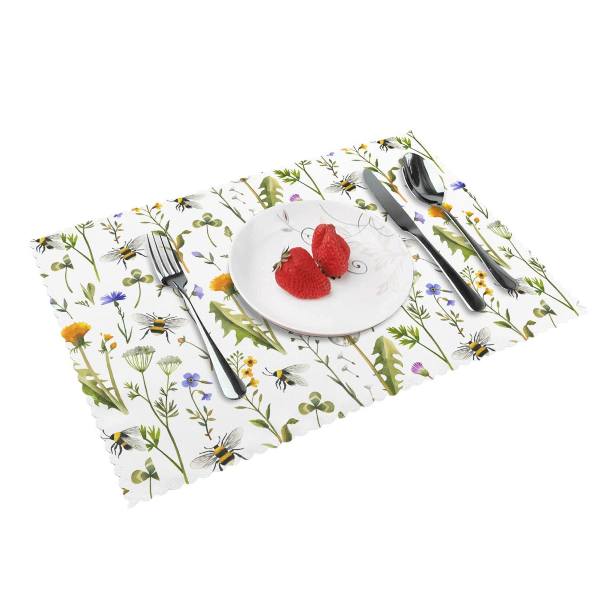 Home Diamond Tribal In Gold Placemats Set Of 4 Washable Wipeable Place ...