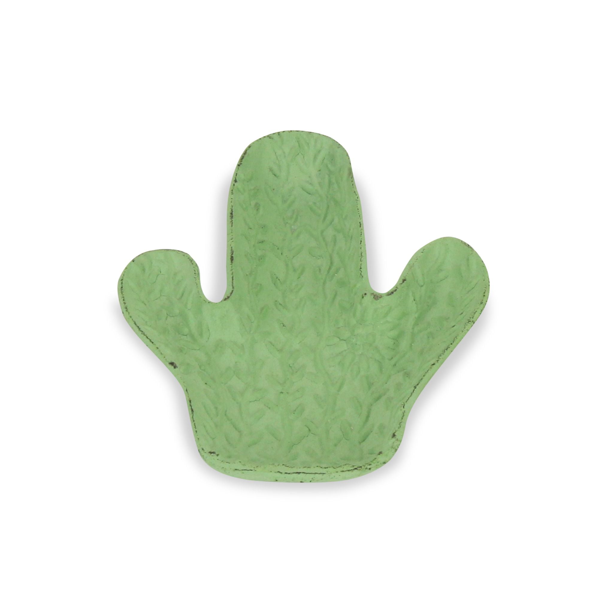 Home Dining Room Ceili Cast Iron Cactus Tray for Food Serving, Light ...