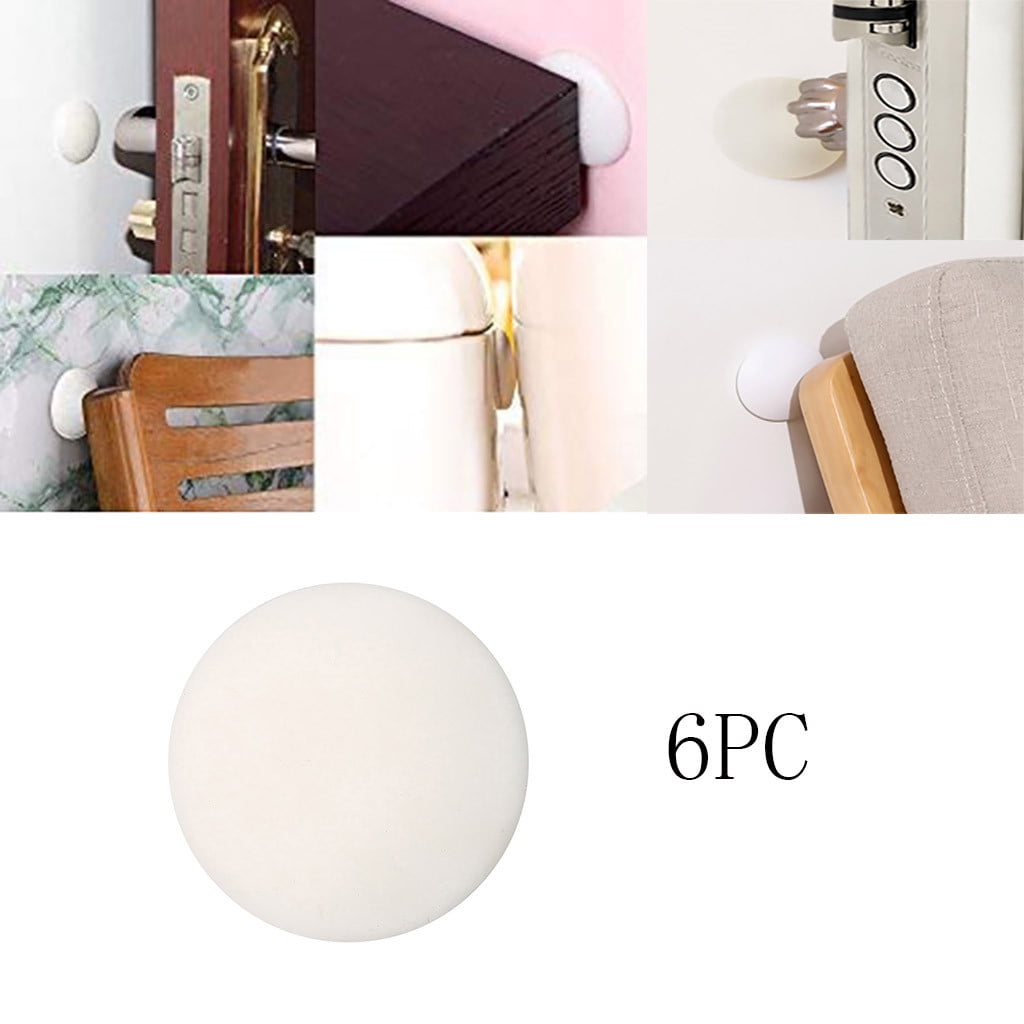 Home Door Protector, Wall Crash Guard, 6-Piece Set, Rubberized Edge ...