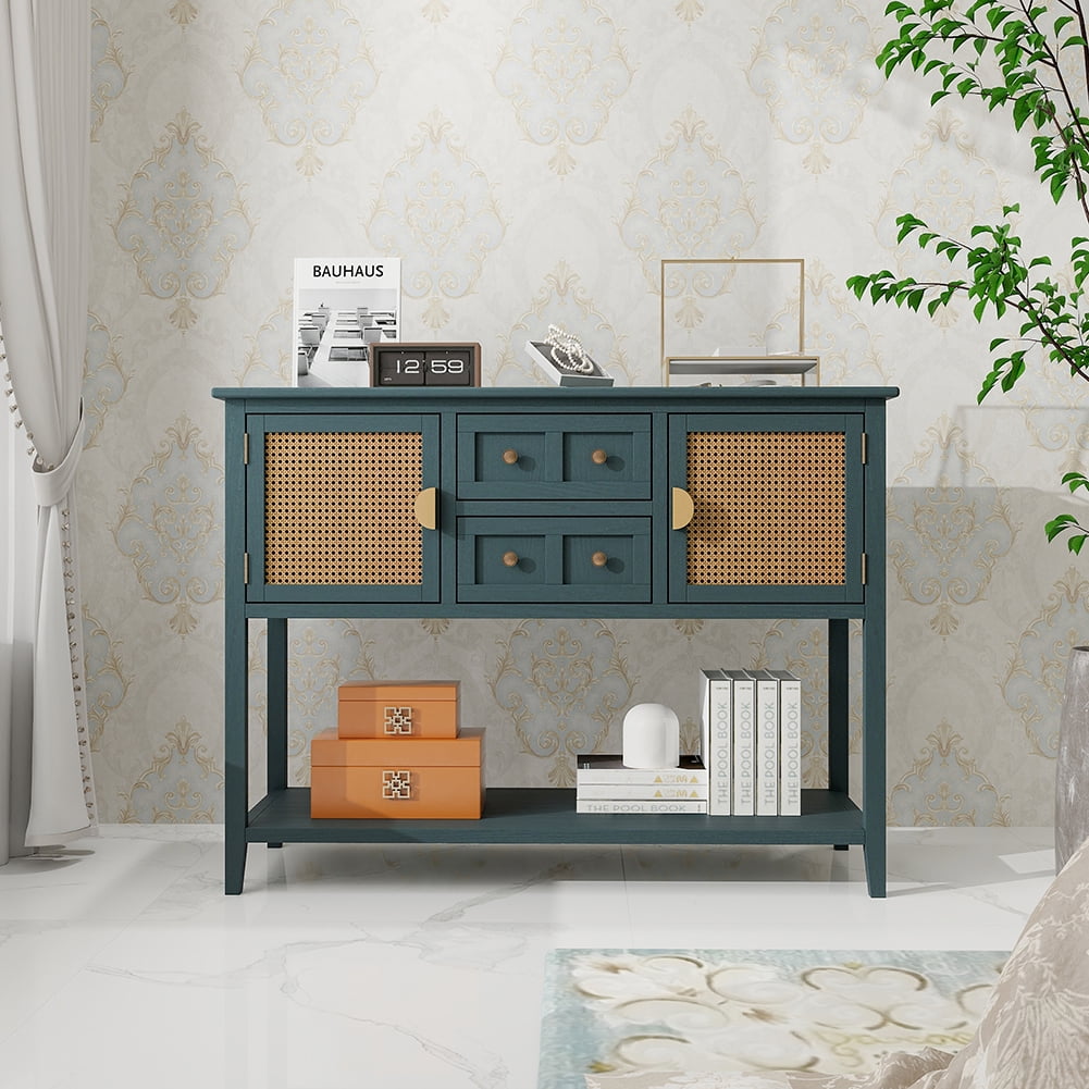 Home Drawer Chest, Storage Cabinets with Double Doors and Double ...