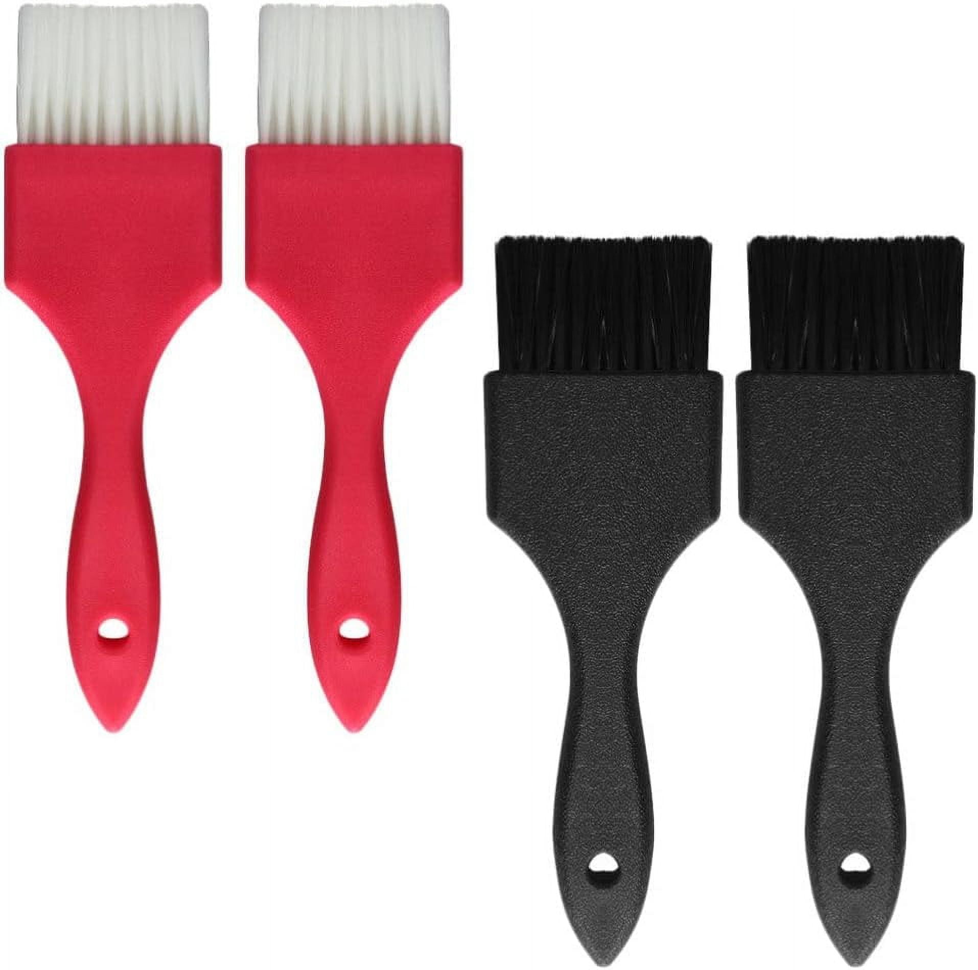 Home Dye Tools Hair Color Brush Set, 4 Pack Black Hair Tint Brush Hair ...