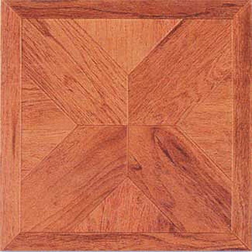 Home Dynamix 40 PC Wood Vinyl Floor Tile, Natural Wooden Grain Look ...