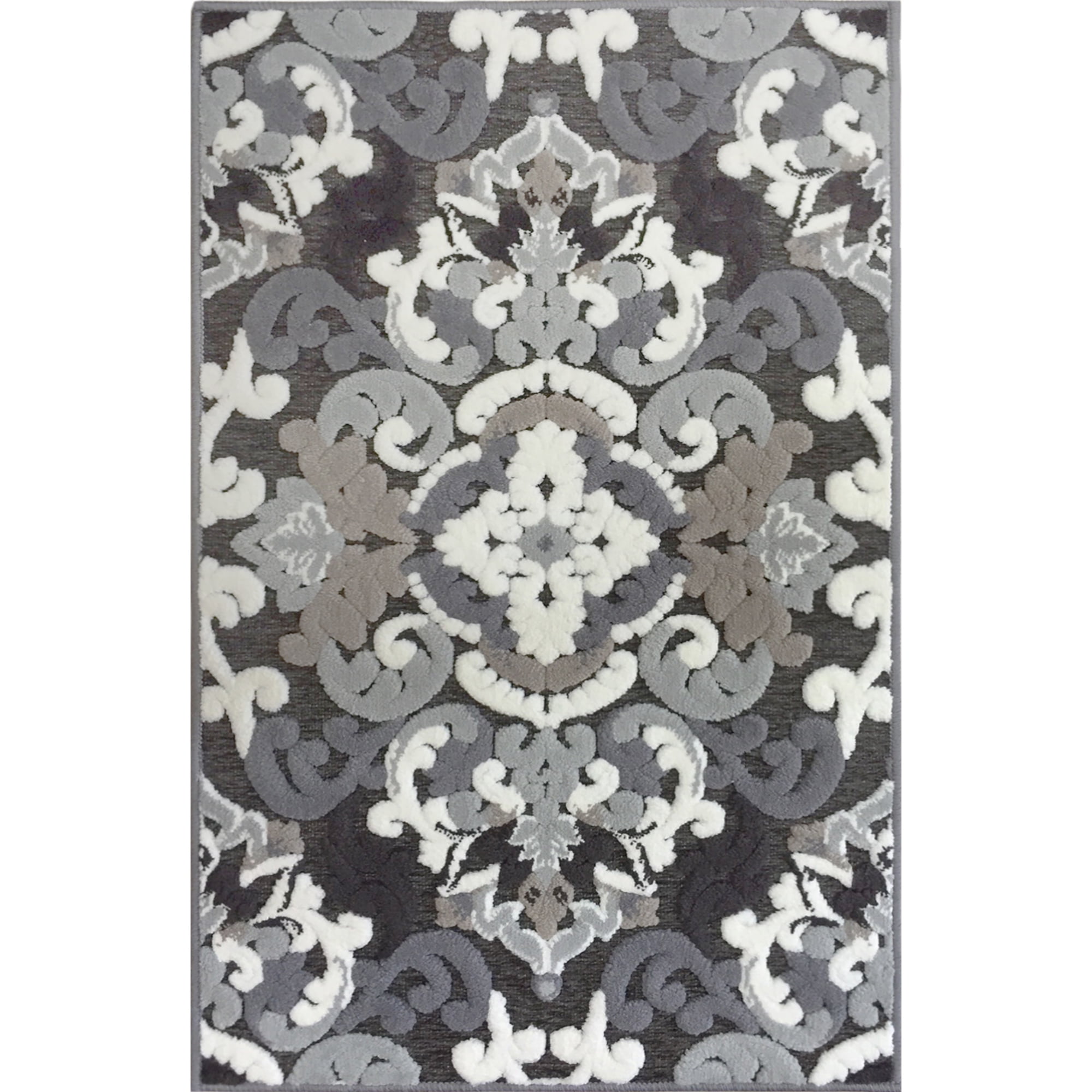Home Dynamix Arrington Collection Chenille Transitional Area Rug for ...
