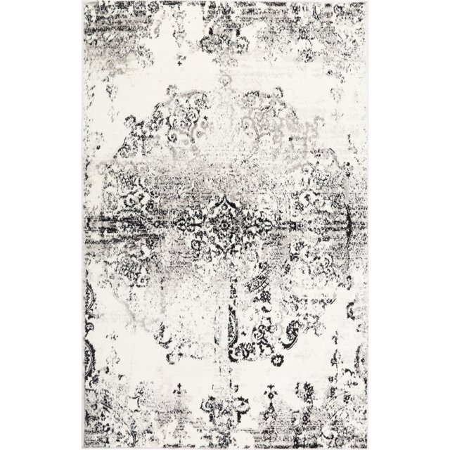 Home Dynamix Boho Makenna Bohemian Medallion Area Rug, Ivory/Grey, 3'3 ...