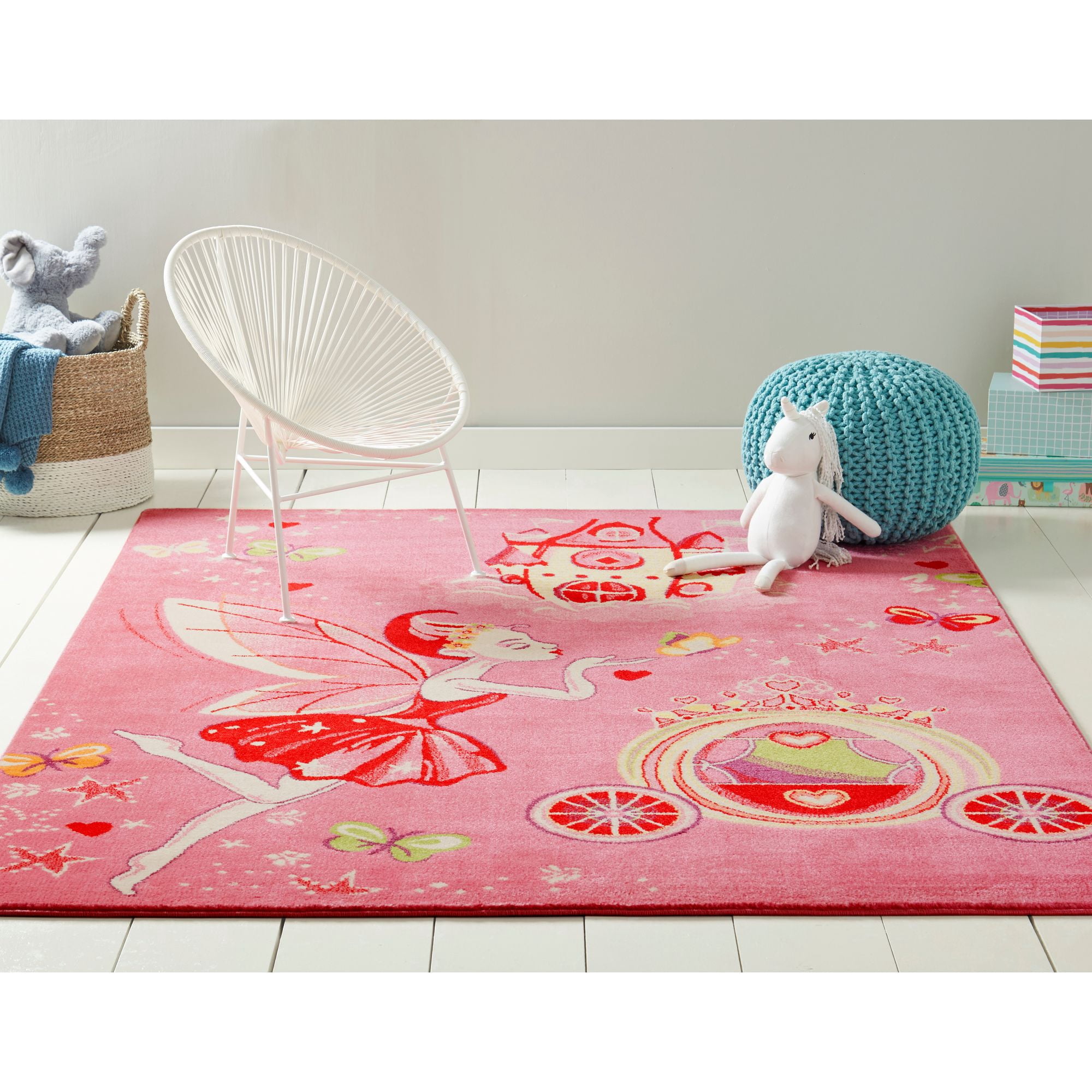 Home Dynamix Playground Fairy Princess Area Rug - Walmart.com