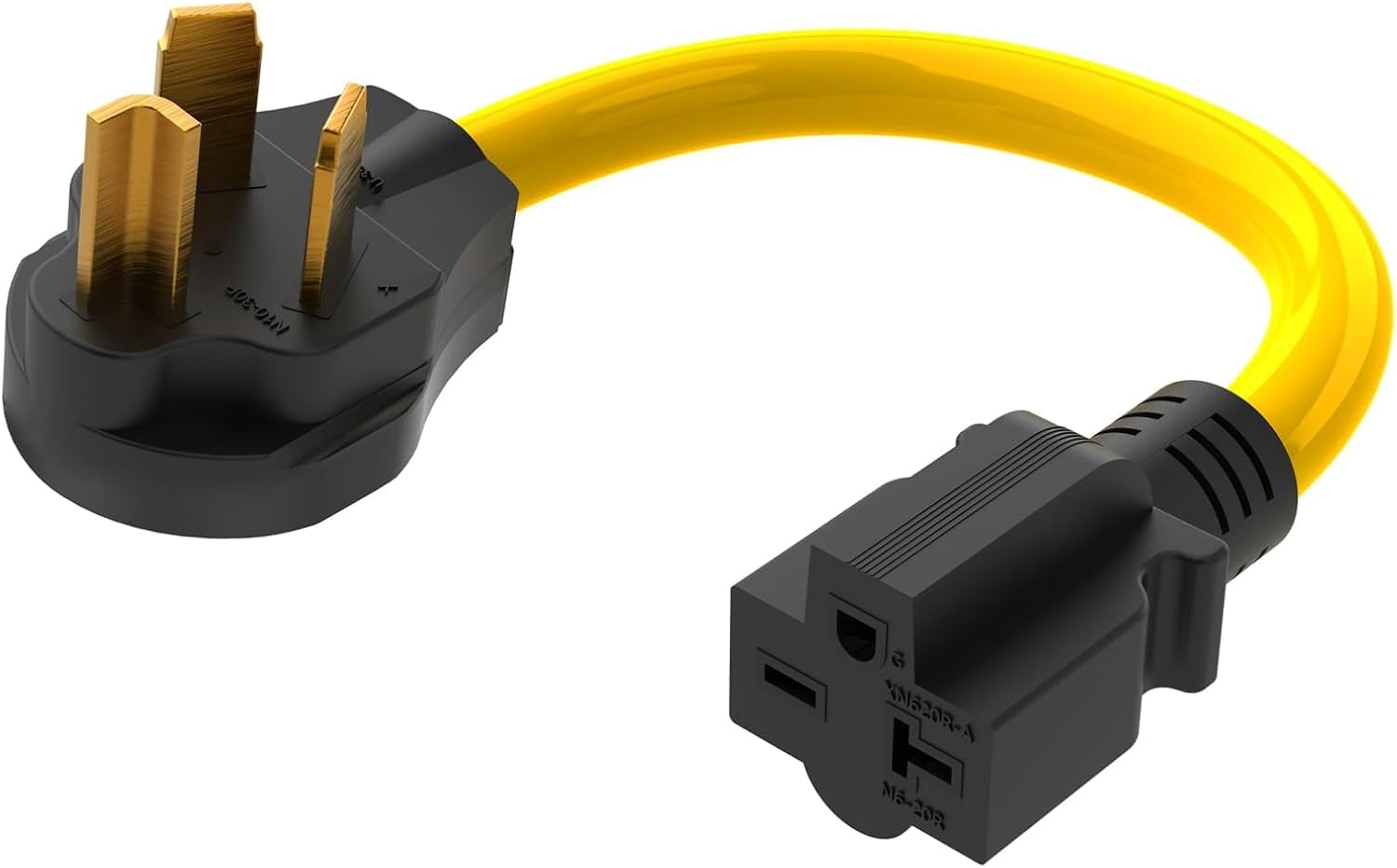 Home EV Charging Adapter, NEMA 10-30P Male to 6-15/6-20R Female Adapter ...