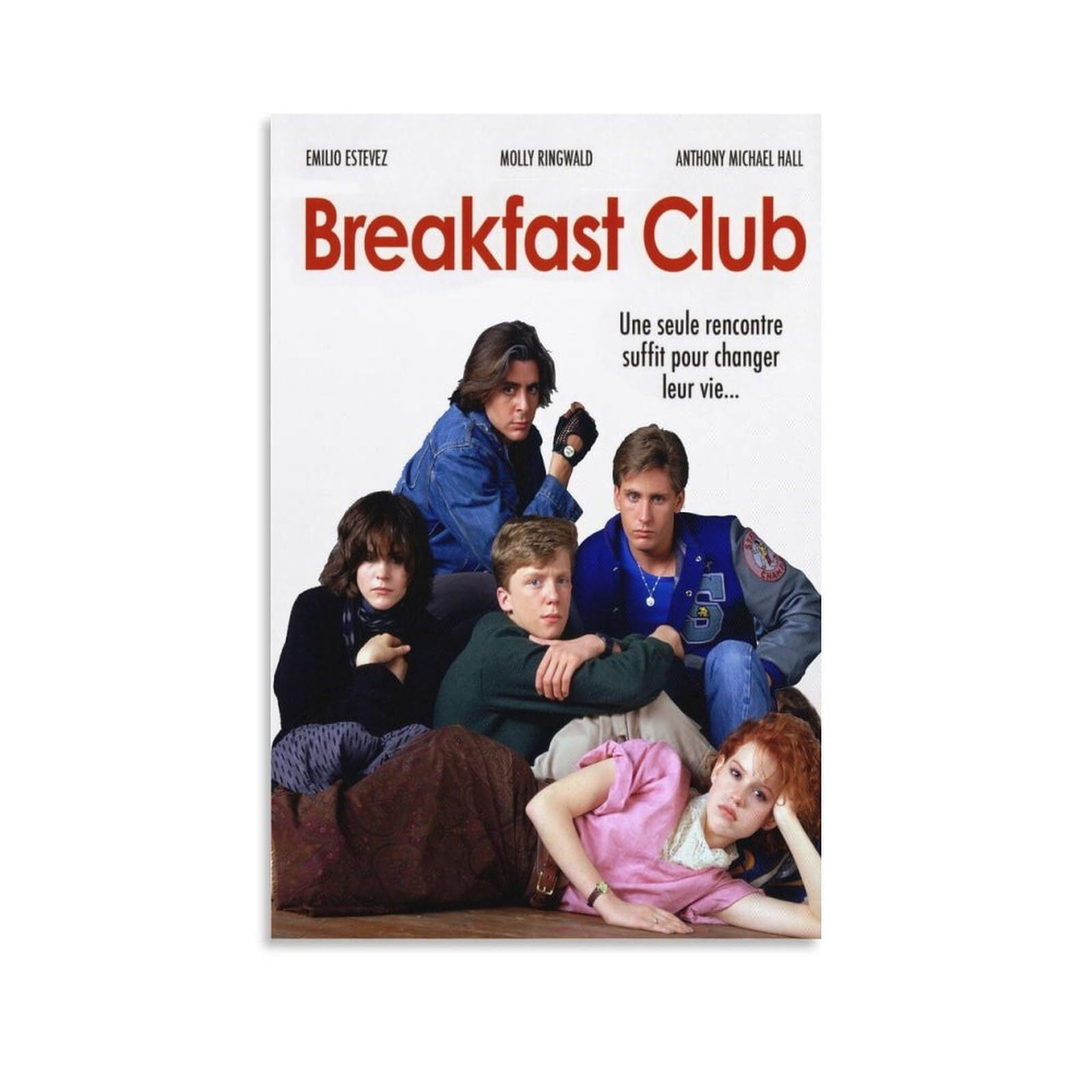 Home Edition Movie Posters The Breakfast Club Poster (3) Black And ...