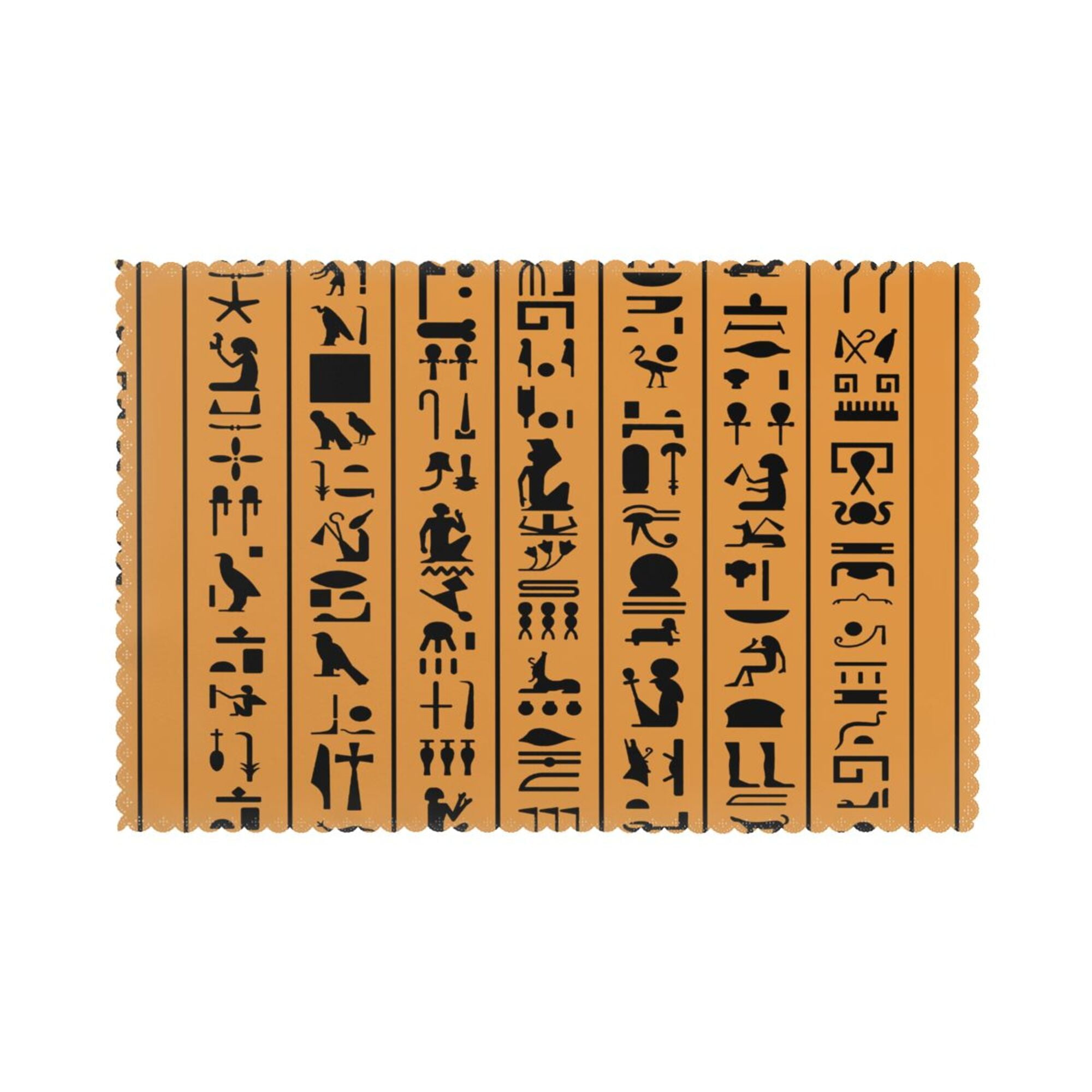 Home Egyptian Hieroglyphs Or Ancient Egypt Letters Placemats Set Of 6 ...