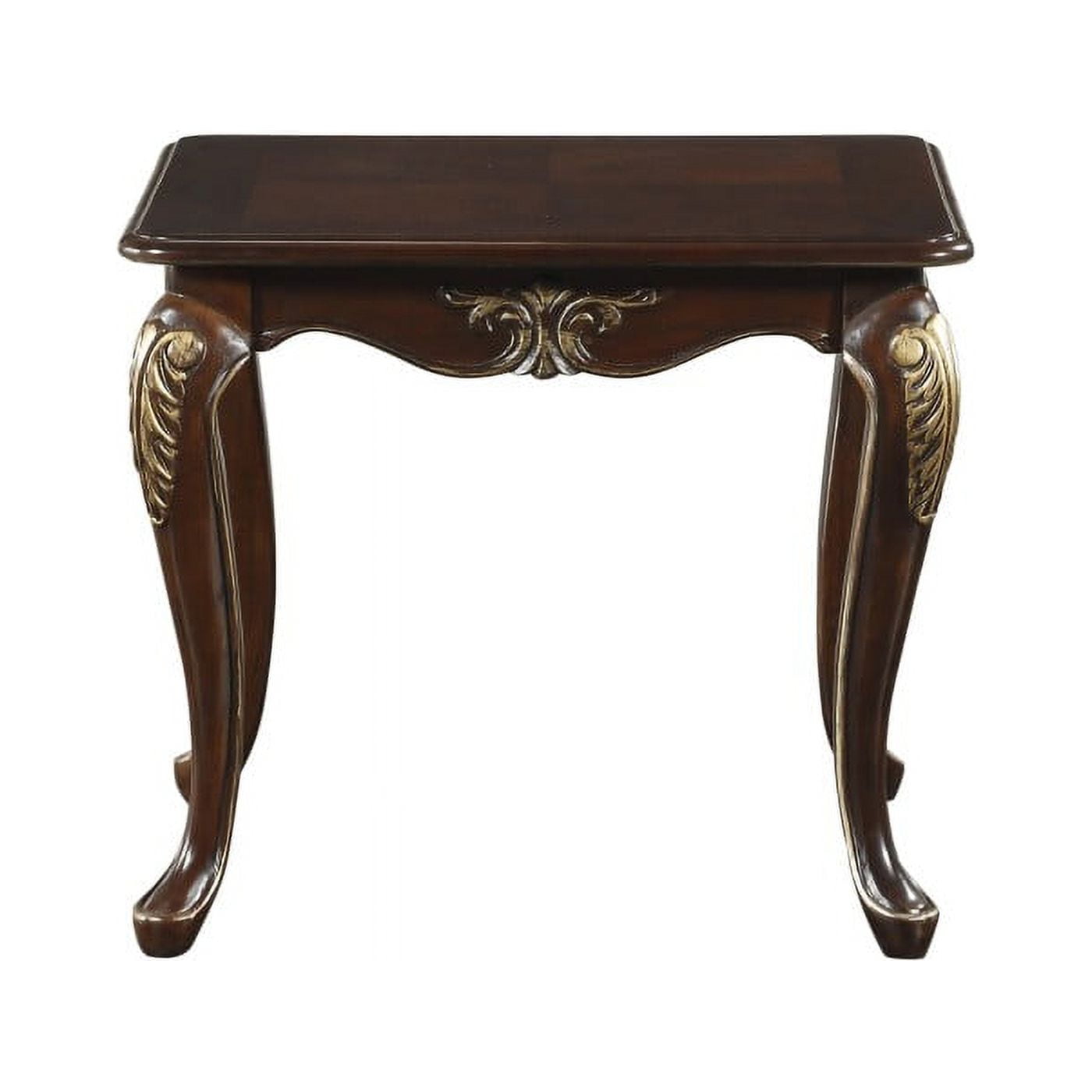 Free Shipping! Homelegance Croydon Traditional End Table Dark Cherry ...