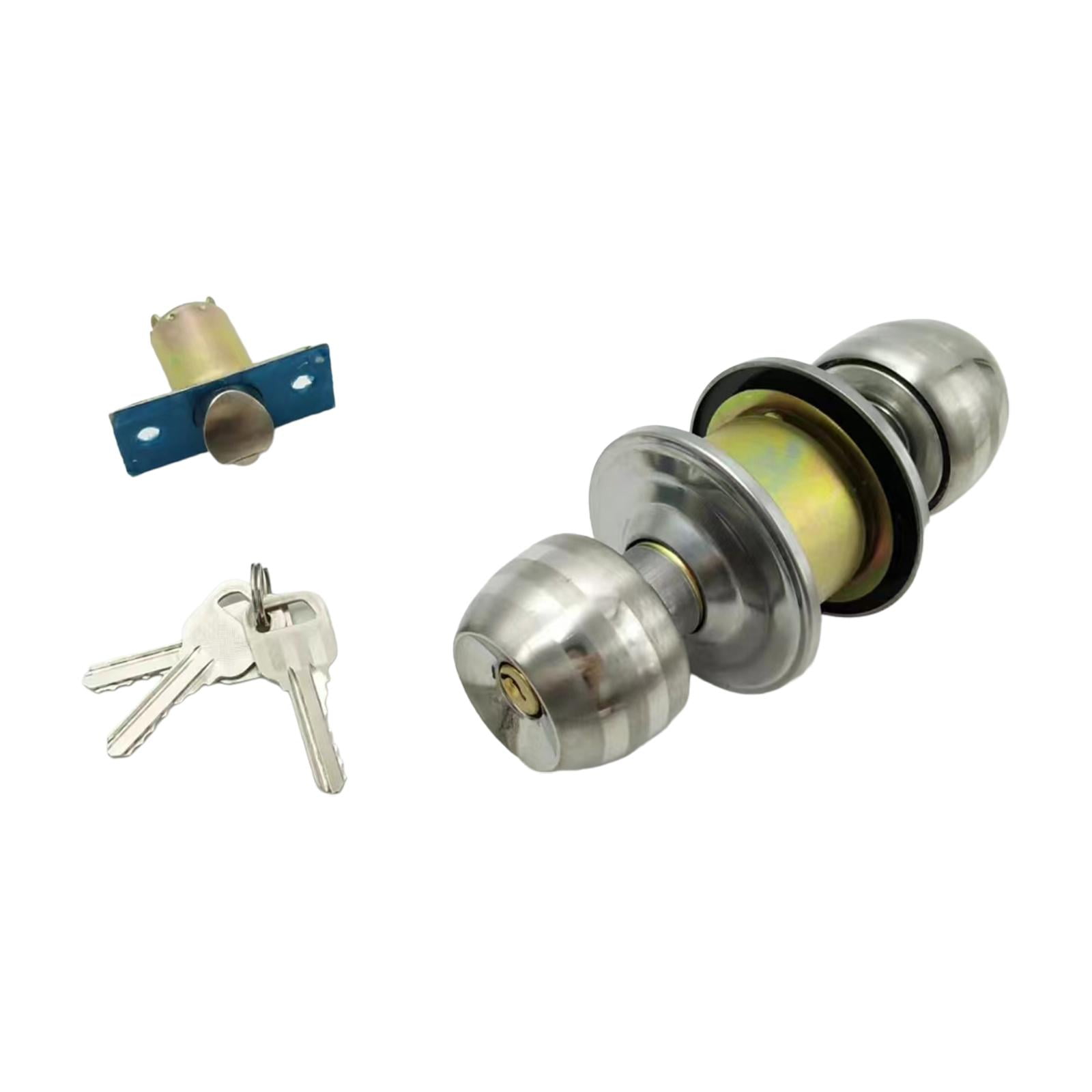Home Entrance Accessories Entry Ball Door Knob Brushed Home Internal ...