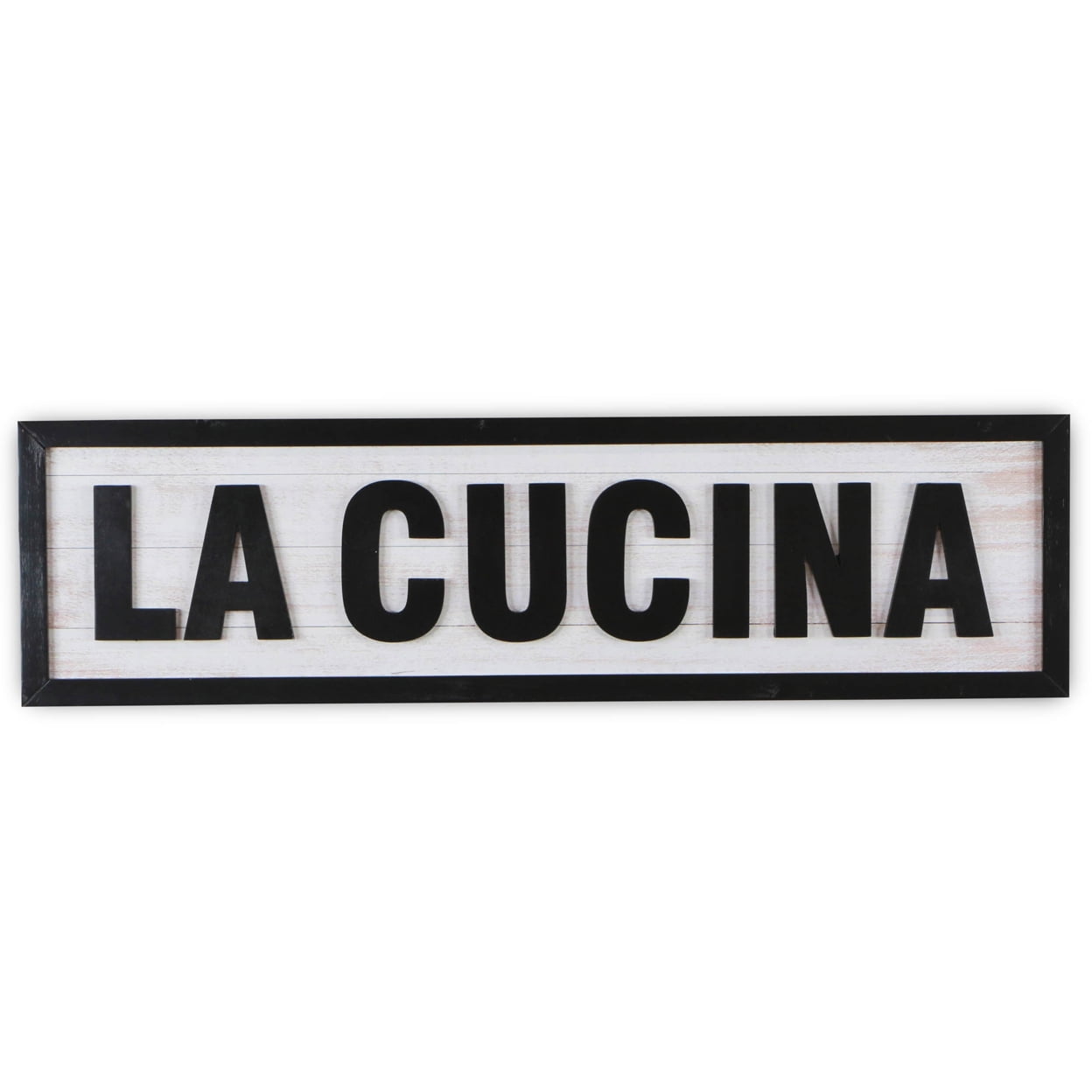 Home Entryway Bold, Modern Farmhouse La Cucina Wall Decor Sign ...