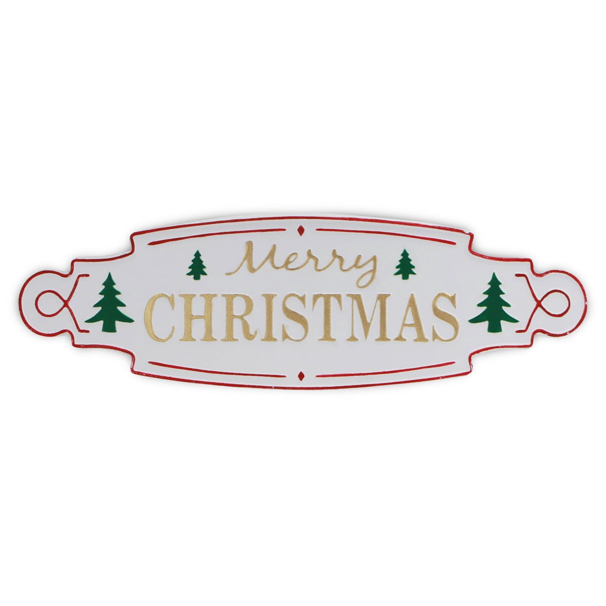 Home Entryway Festive Merry Christmas Wall Decor Sign - Walmart.com