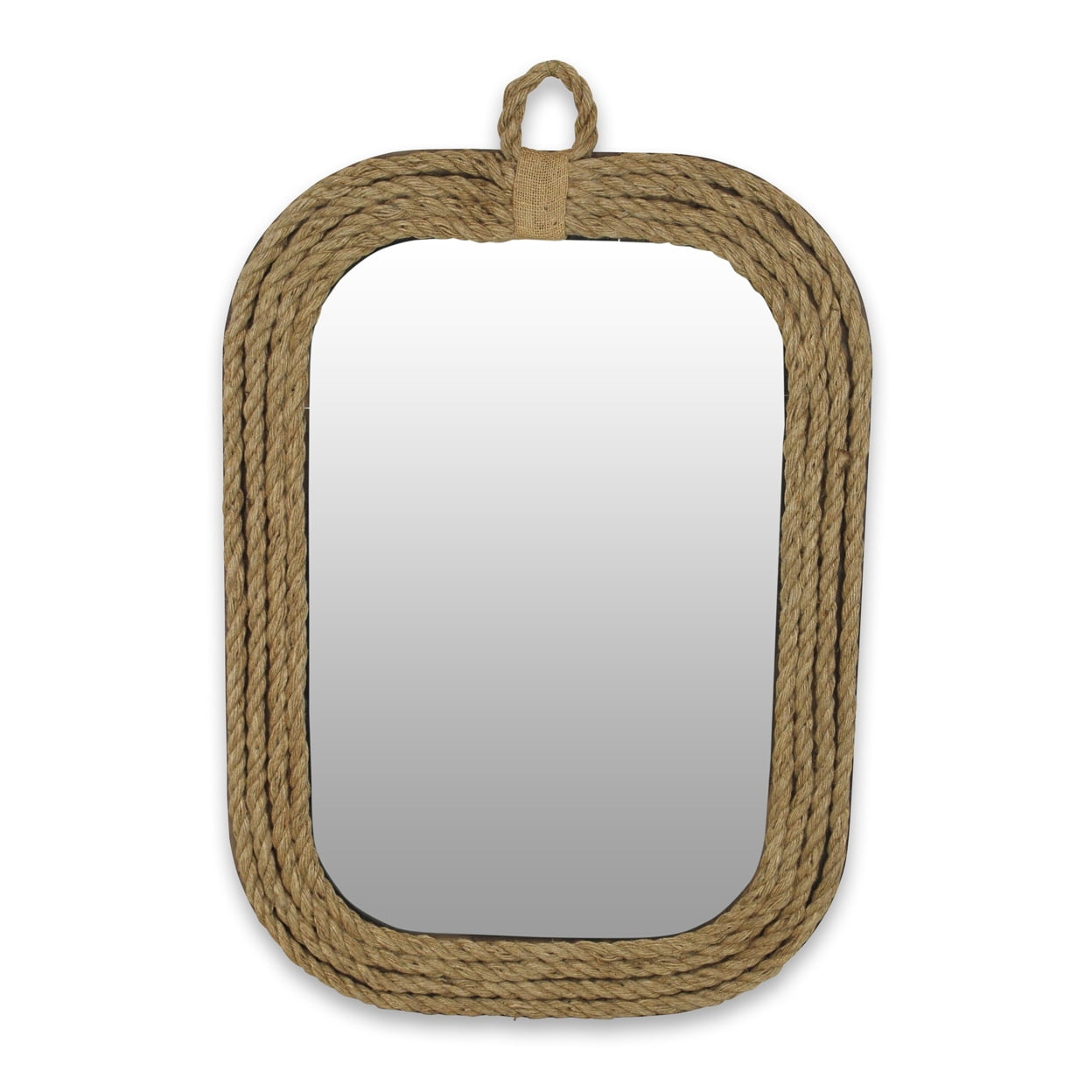 Cheungs Decorative Nautical Rope Wall Mirror - Walmart.com