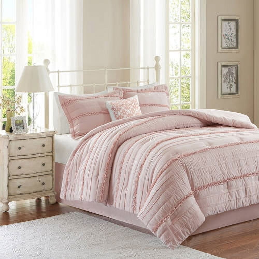Home Essence Alexis 5 Piece Quilted Comforter Bedding Set - Walmart.com