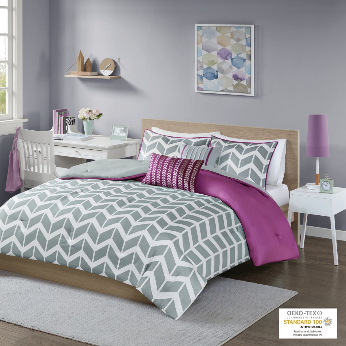 Home Essence Apartment Darcy Ultra Soft Bedding Comforter Set - Walmart.com