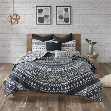 Home Essence Mirage 5 Piece Reversible Jacquard Bedspread Set - Walmart.com