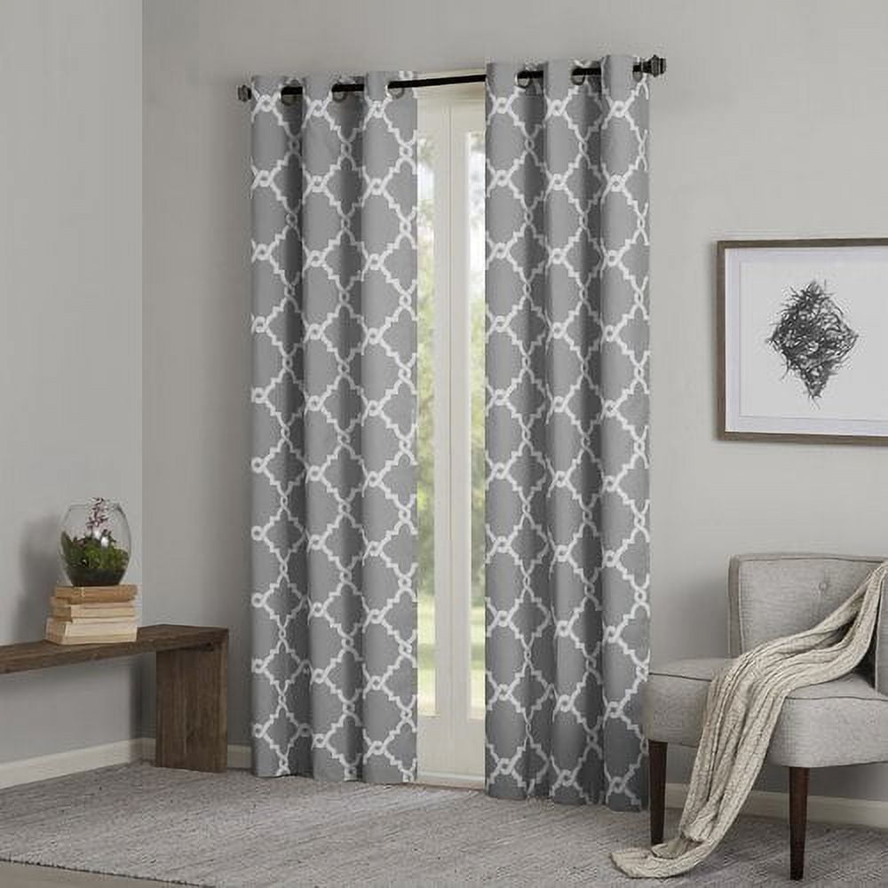 Home Essence Becker Fretwork Printed Window Panel Pair - Walmart.com