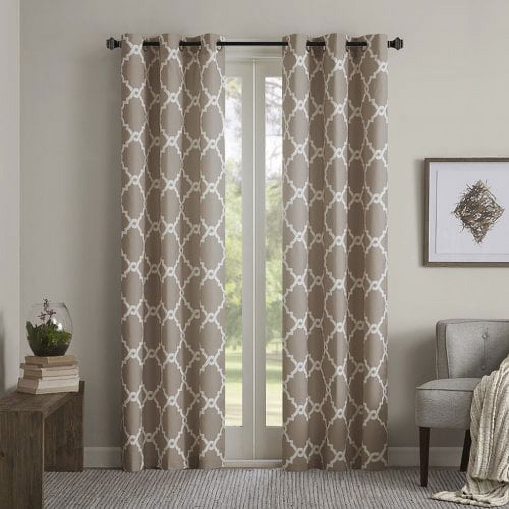 Home Essence Becker Fretwork Printed Window Panel Pair - Walmart.com