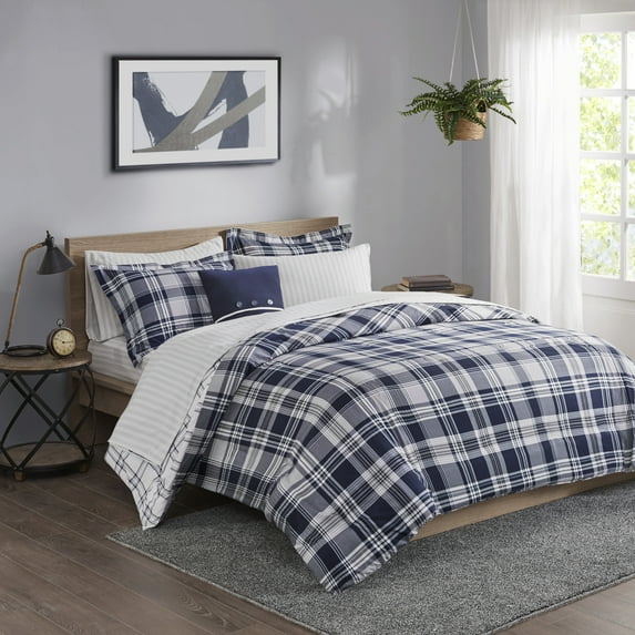 Home Essence Leroy Reversible Complete Bedding Set, Queen - Walmart.com