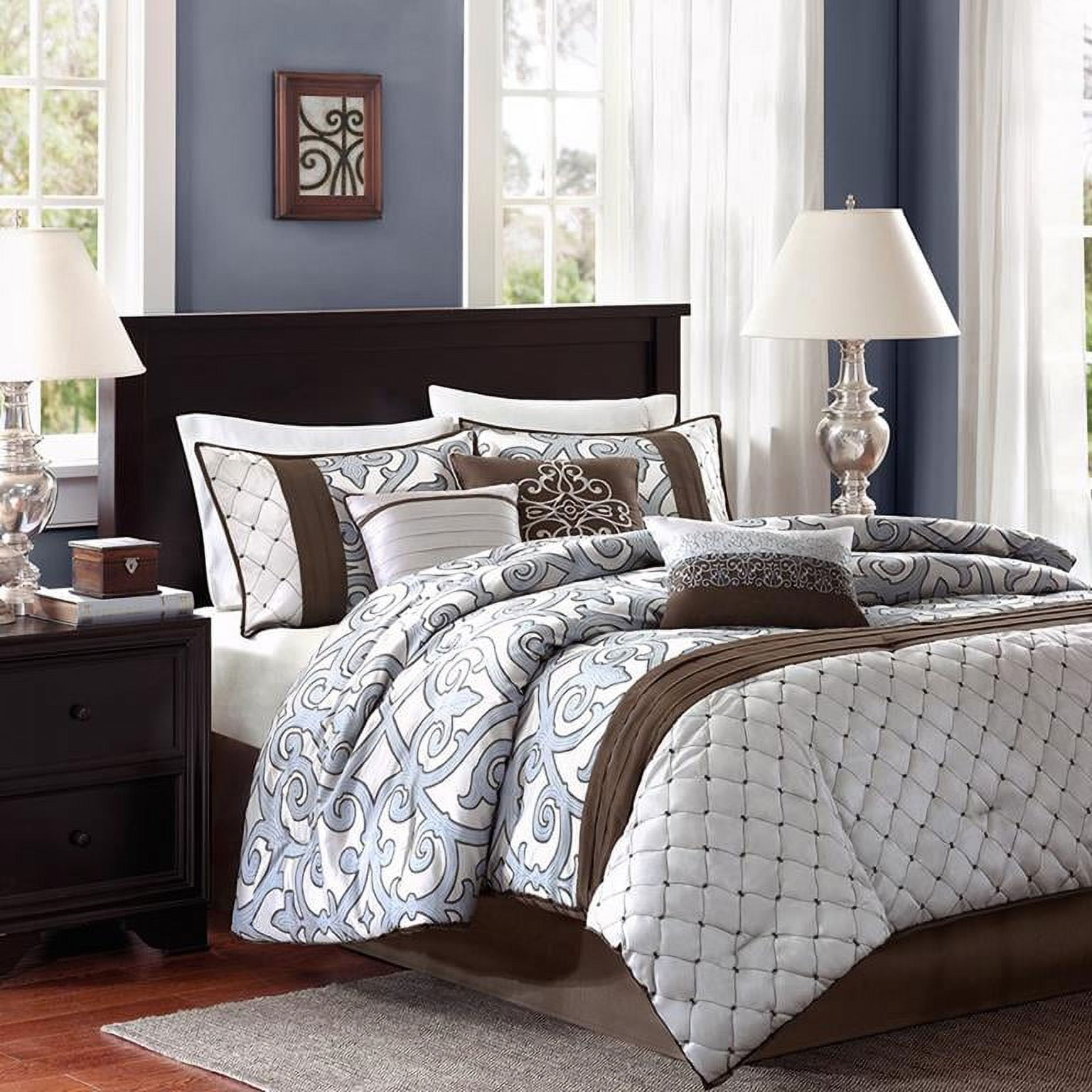 Home Essence Monaco Bedding Comforter Set - Walmart.com