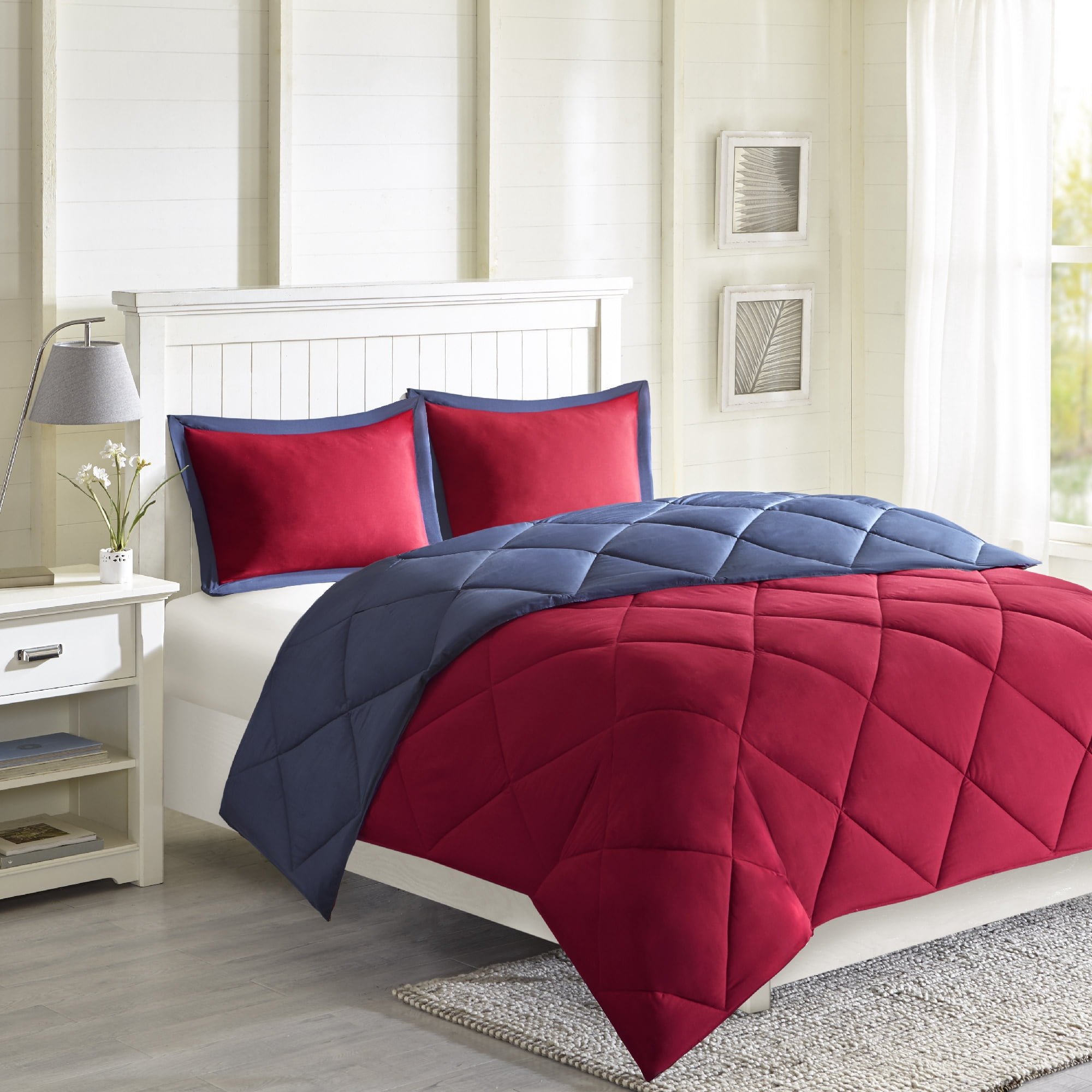 Home Essence Windsor Reversible Down Alternative 3M Scotchgard ...