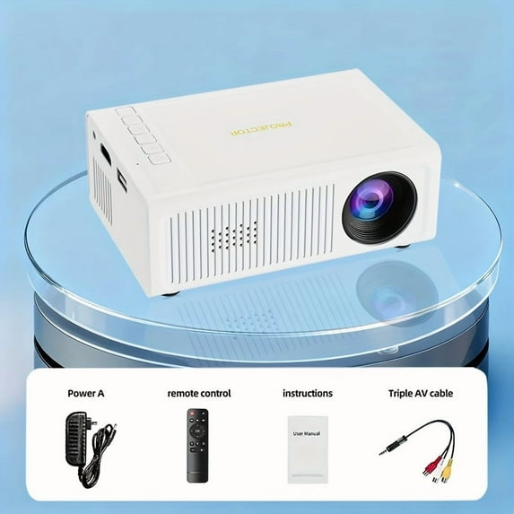 Home Essential Mini Portable Projector | 1080P HD, Mobile Screen ...