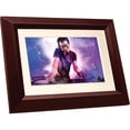 Home Essentials Digital PhotoFrame SPF3472 7" LCD Panel Brown Wood ...