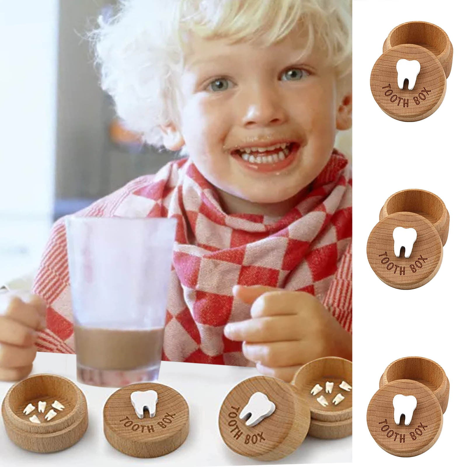 Home Essentials For New Home Tooth Fairy Box 3d Carved Wooden Box ...