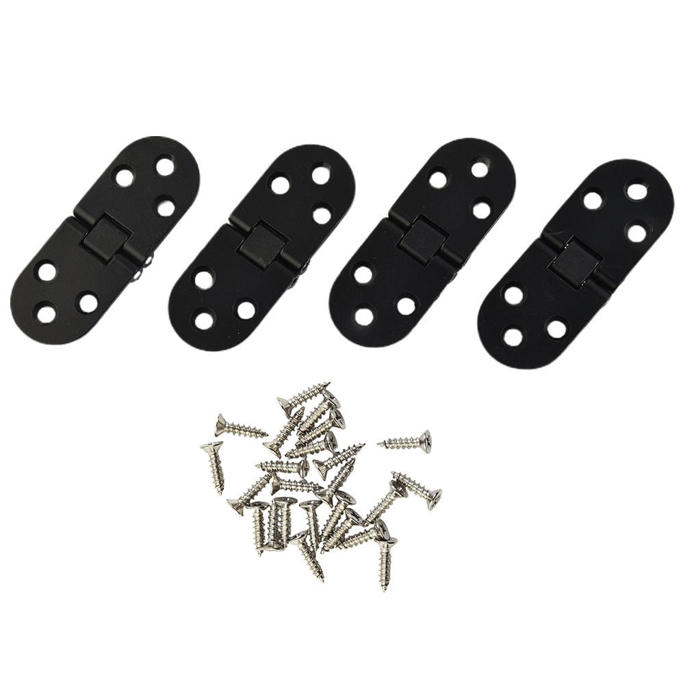 Home Essentials Hardware Kit 4Pc Zinc Alloy Mounted Folding Hinges Self ...