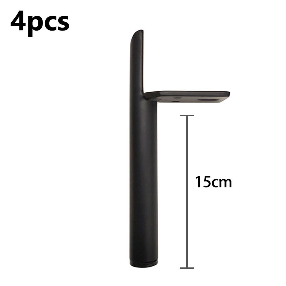 Home Essentials Hardware Kit 4Pcs Legs for Furniture Metal Table Bed ...