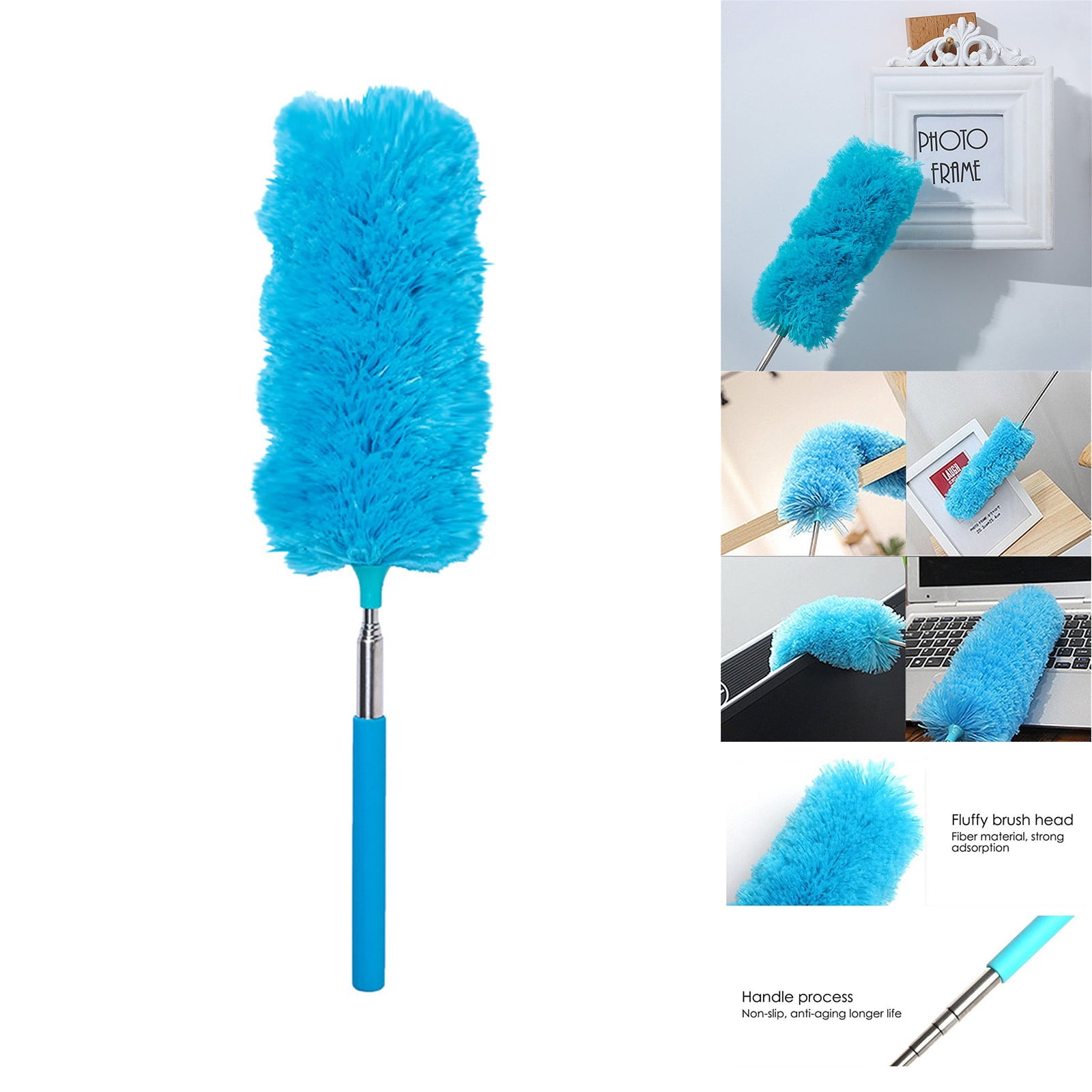 Home Essentials Microfiber Duster Extendable Telescopic Microfibre ...