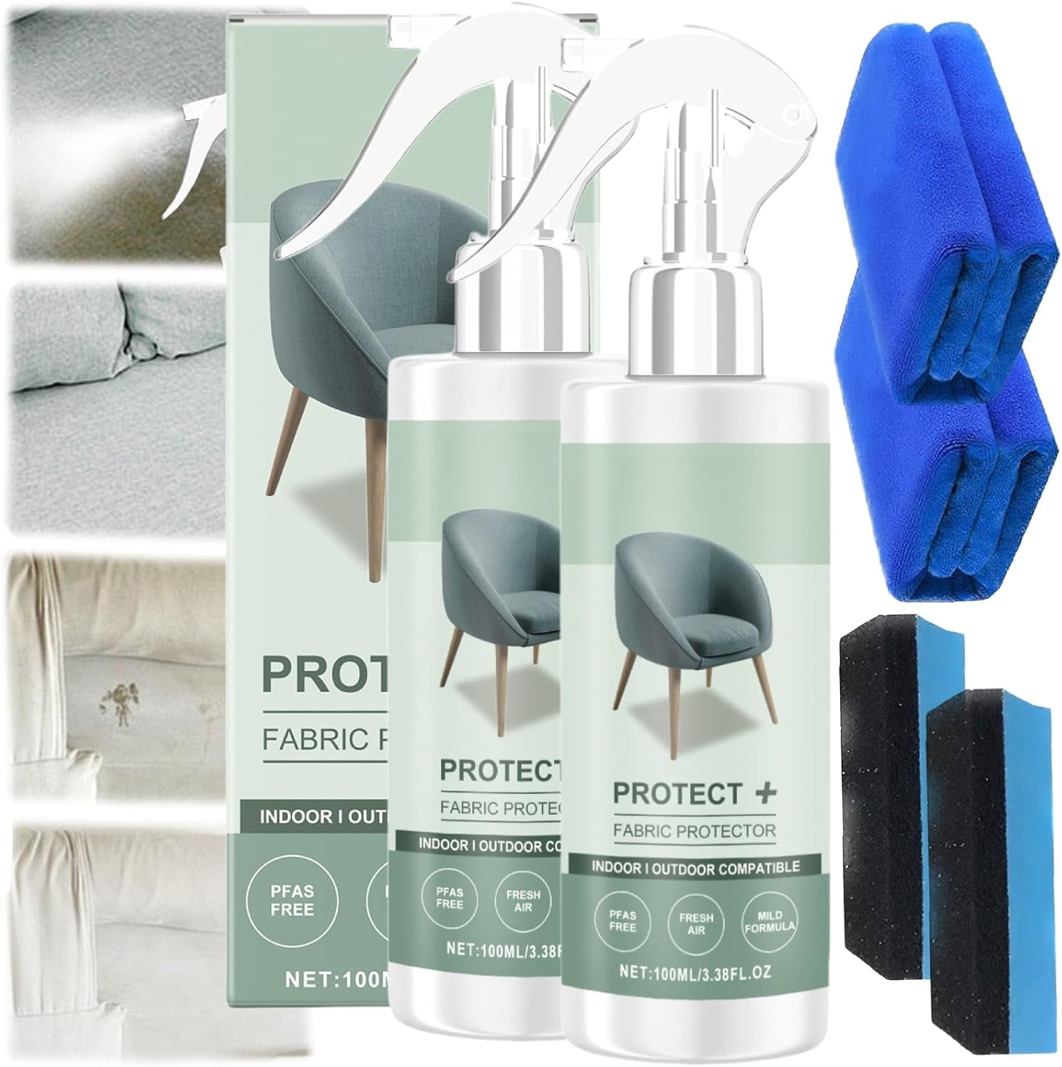 Home Essentials Multipurpose Protect+ Fabric Protector, Fabric Defense ...