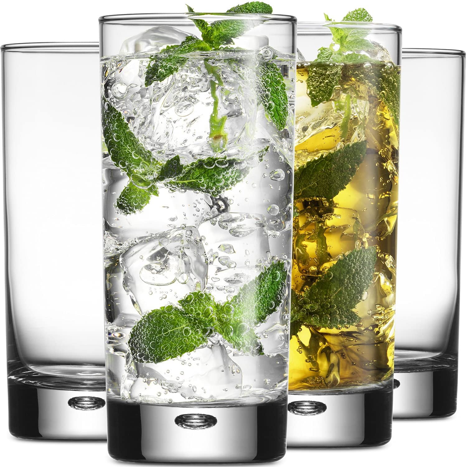 Home Essentials and Beyond Wine Glasses - Bubble Highball Drinking ...