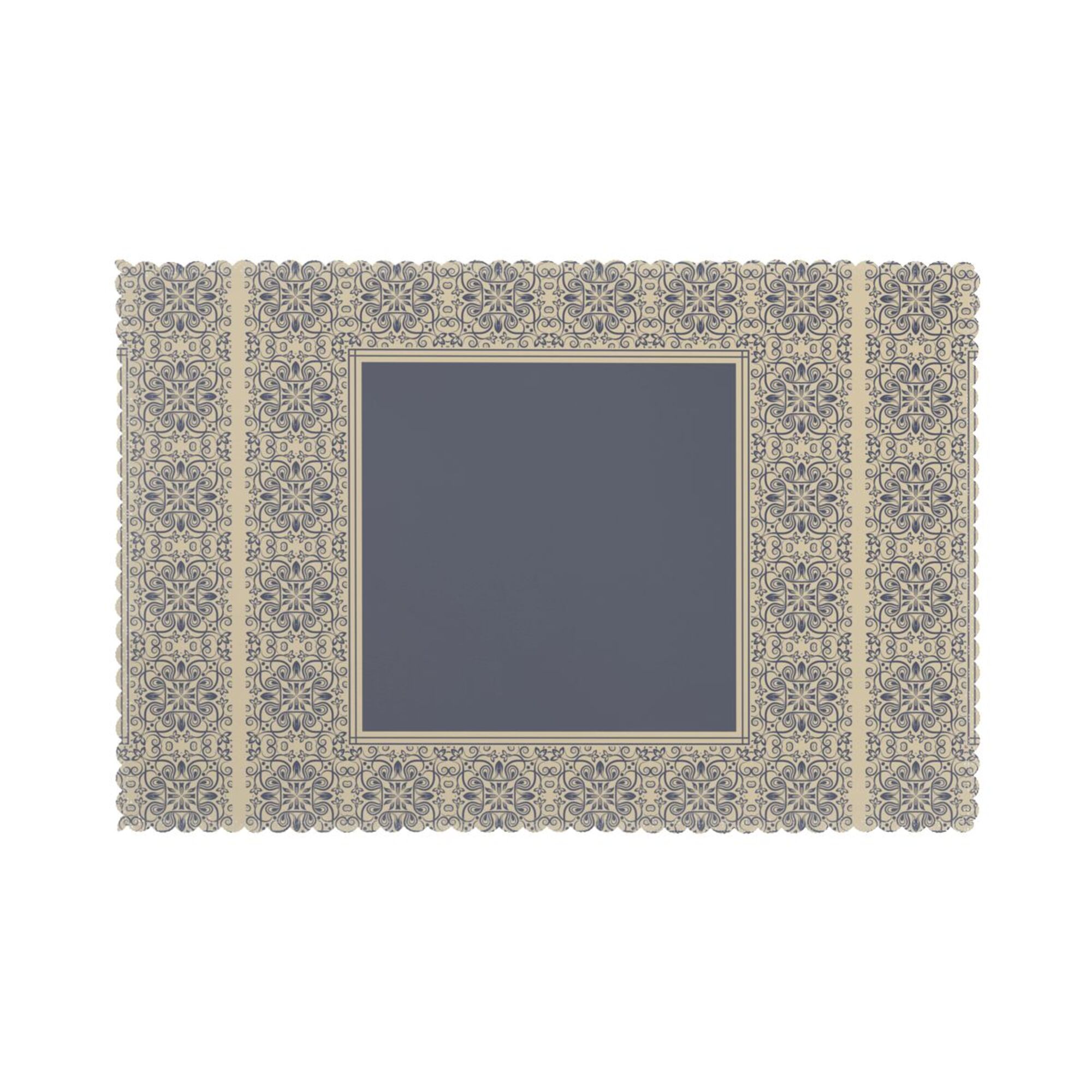 Home European Classical Flower Background Placemats Set Of 6 Washable ...