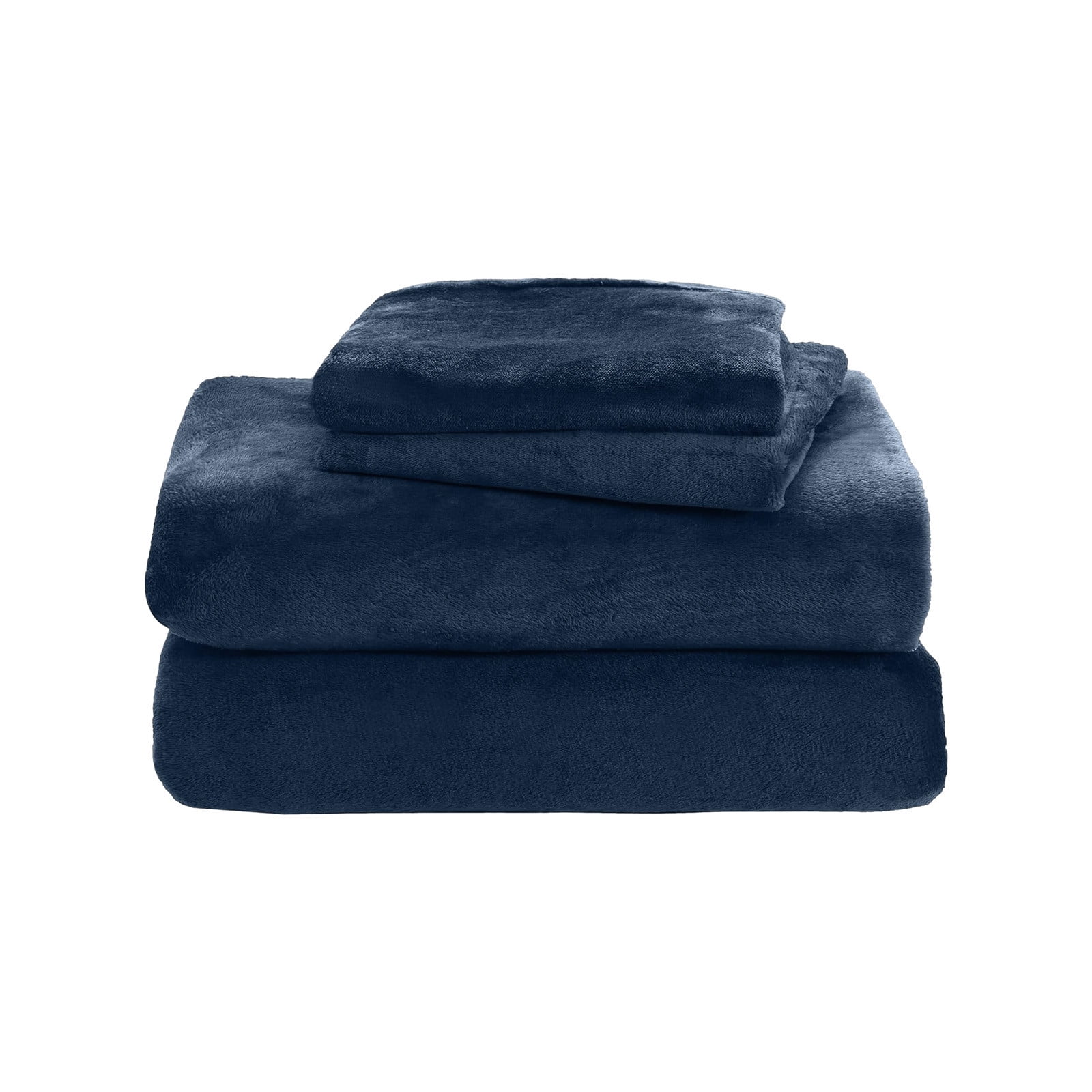Home Extra Soft Velvet Plush Queen Micro Fleece Sheet Set | Deluxe ...