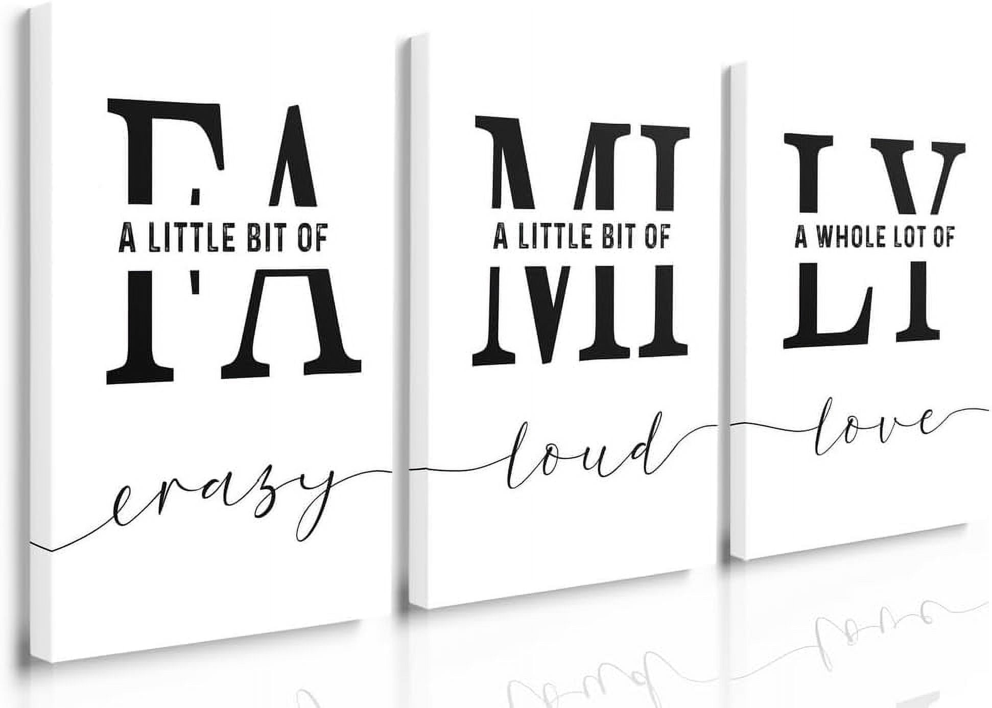Home Family Wall Art for Living Room Dining Room Wall Decor ...