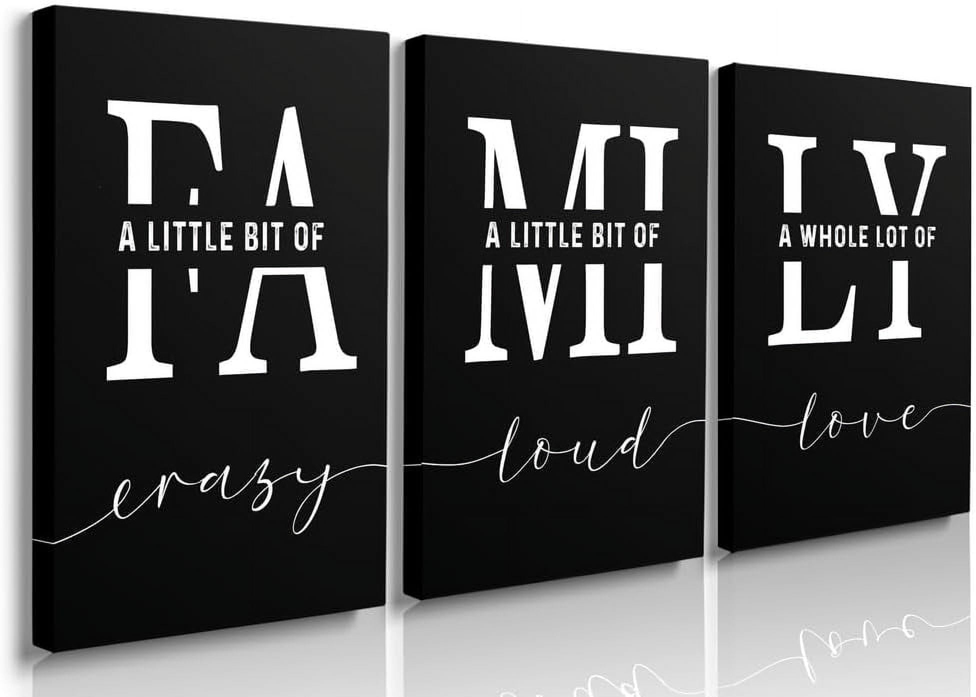 Home Family Wall Art for Living Room Dining Room Wall Decor ...