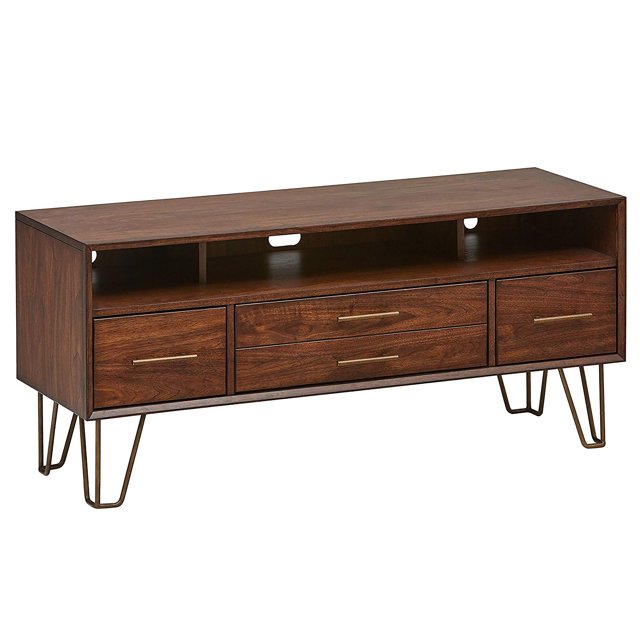 HomeFare TV Stand - Mid-Century Modern Design - Fits TVs 54 - Walmart.com