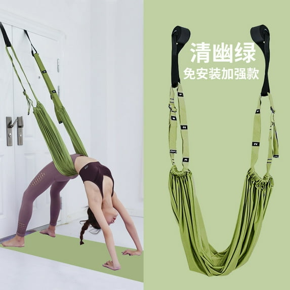 Home Fitness Equipment Yoga Backbend Inverted Tension Rope Hanging Door ...