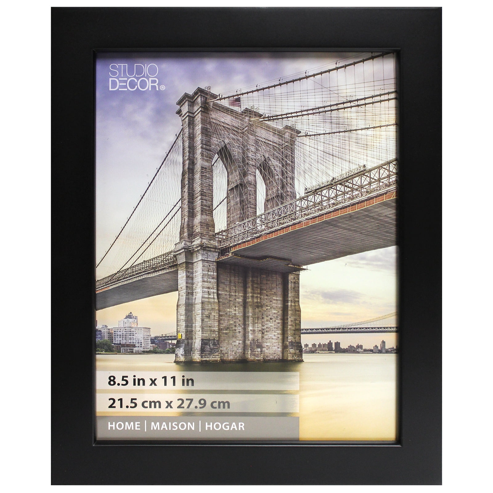 Home Flat Black Frame by Studio Decor - Walmart.com