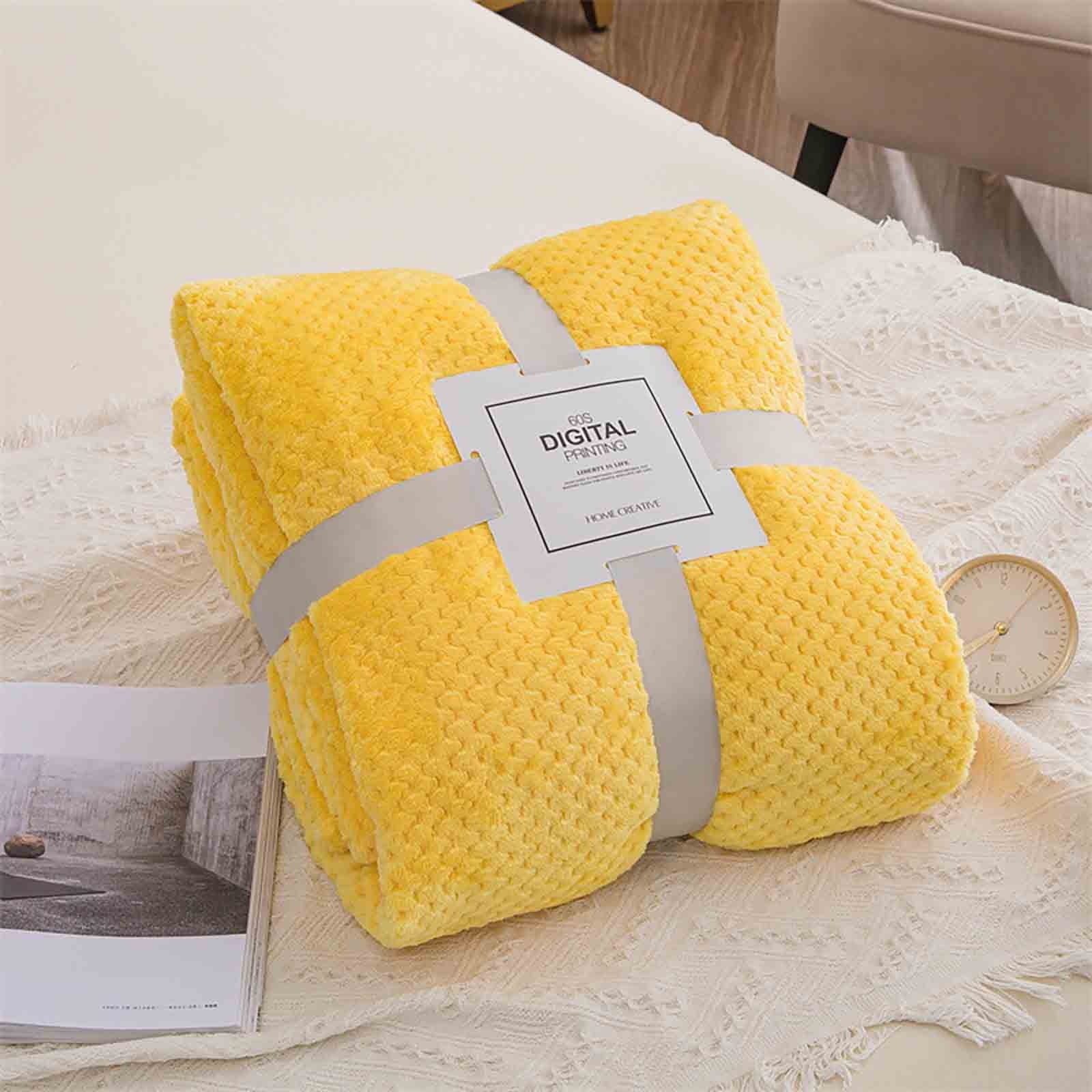 Home Fleece Blanket - Twin/Twin Extra Long Blanket - Grey - Lightweight ...