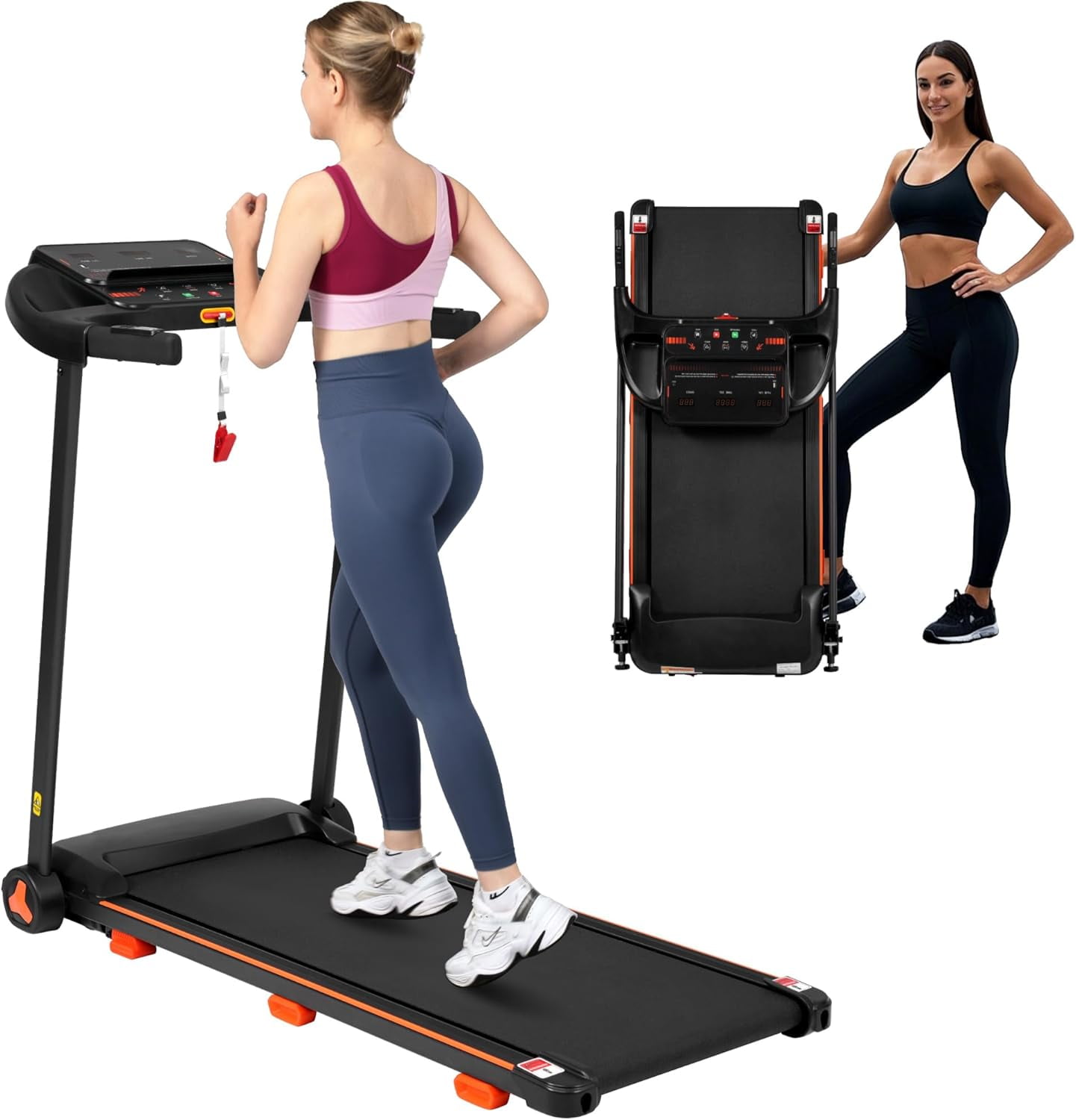 Home Foldable Treadmill with Incline, Folding Treadmill for Home ...