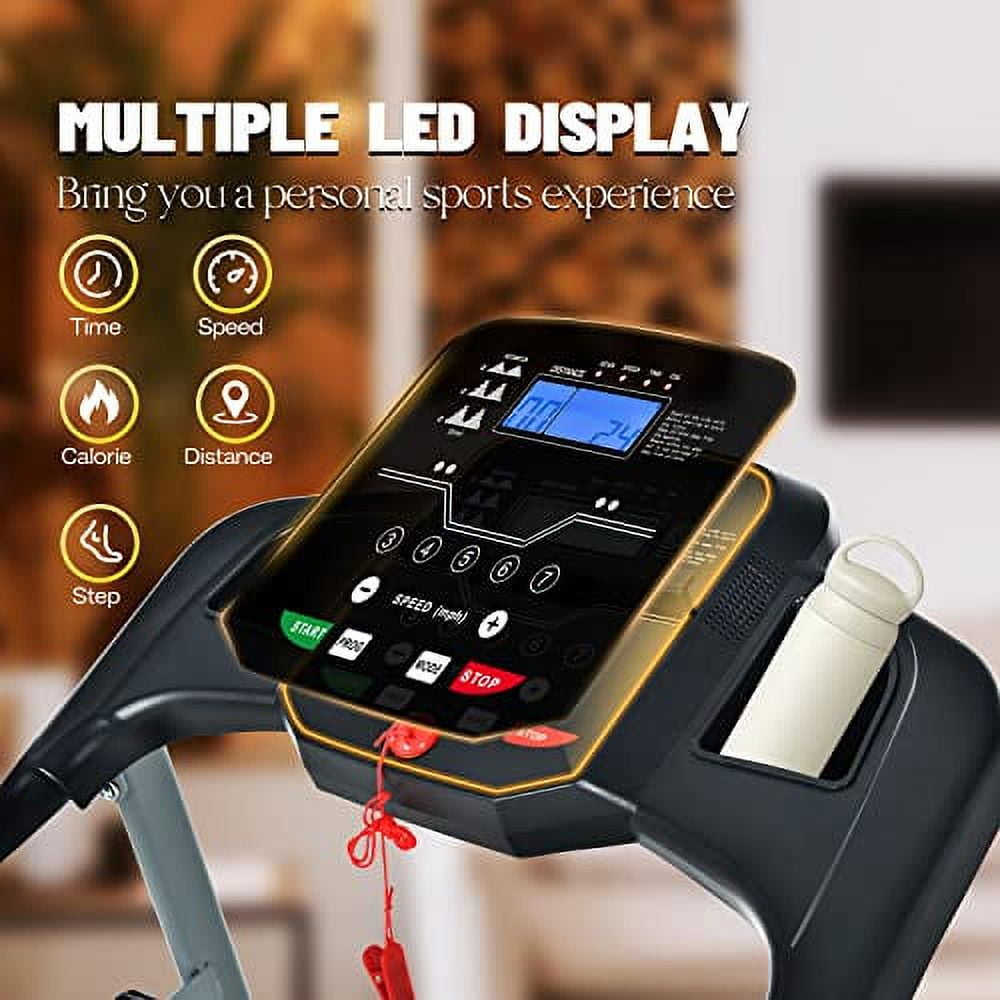 Home Foldable Treadmill with Incline, Folding Treadmill for Home ...