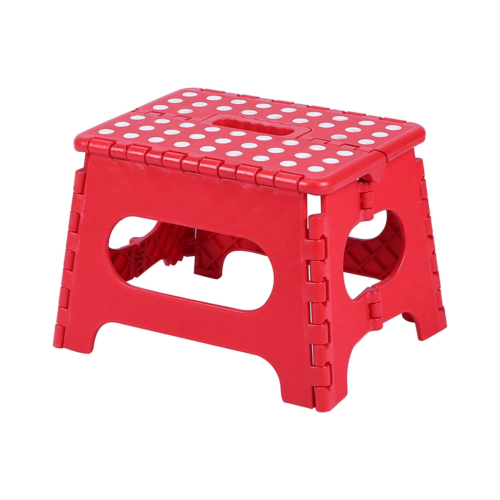 Home Folding Step Stool Foot Stool with 9 Inch Height - Holds Up to 300 ...