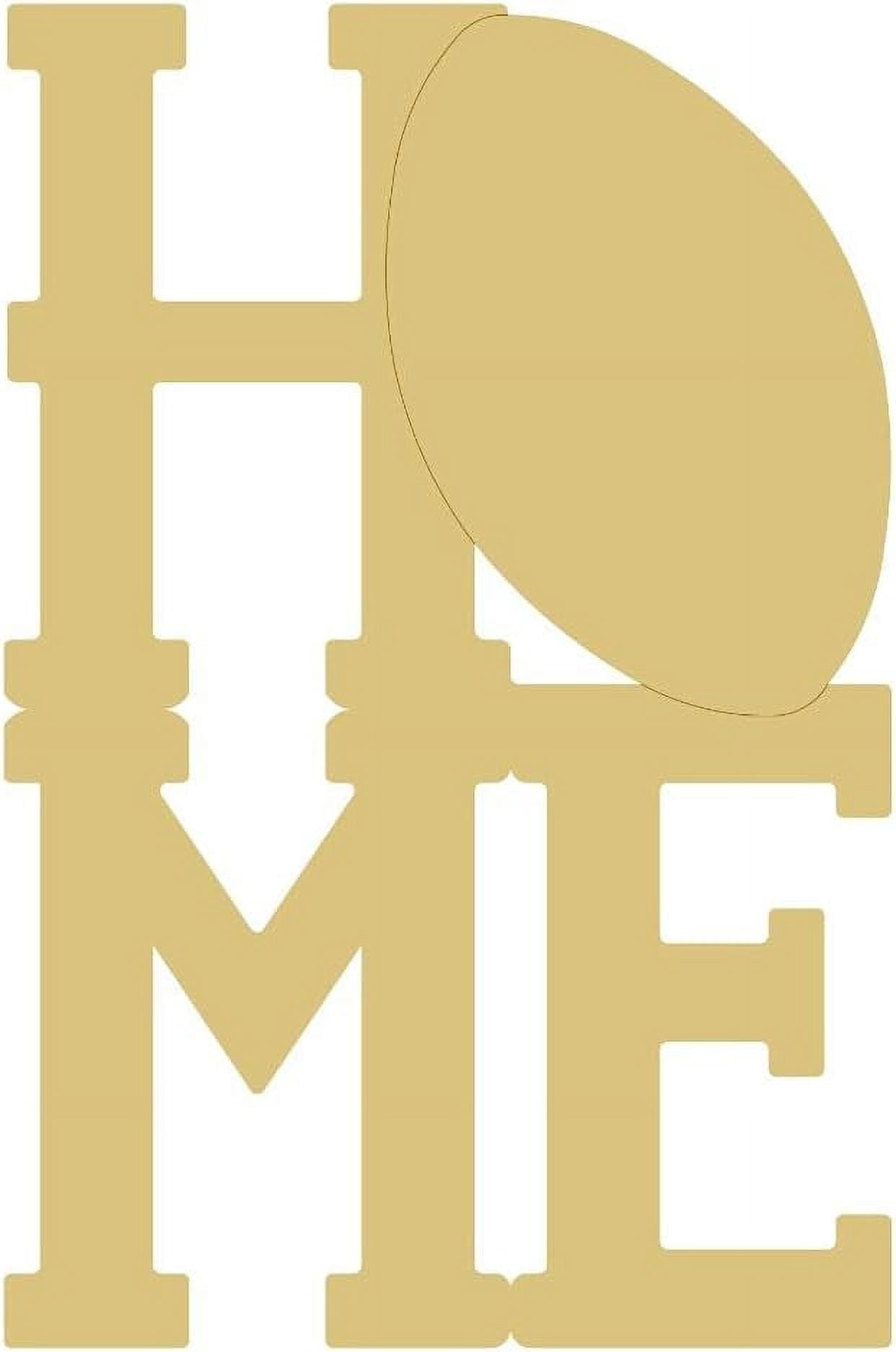 Home Football Cutout Unfinished Wood Football Door Hanger Sports Theme ...