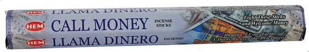 Home Fragrance HEM Incense Call Money Prayer Meditation Sticks 20pk ...