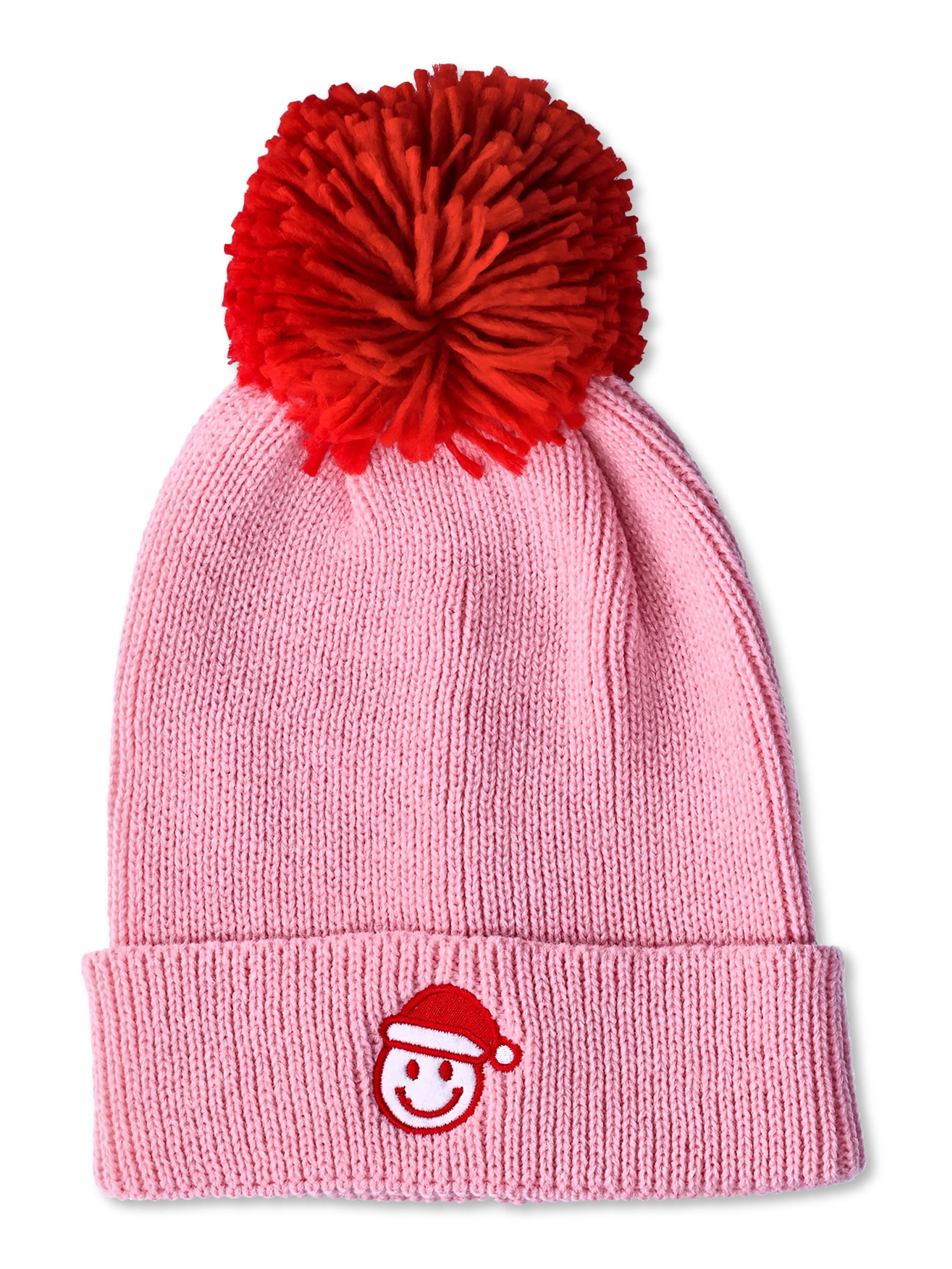 Home Free Women's Festive Smiley Beanie Hat - Walmart.com