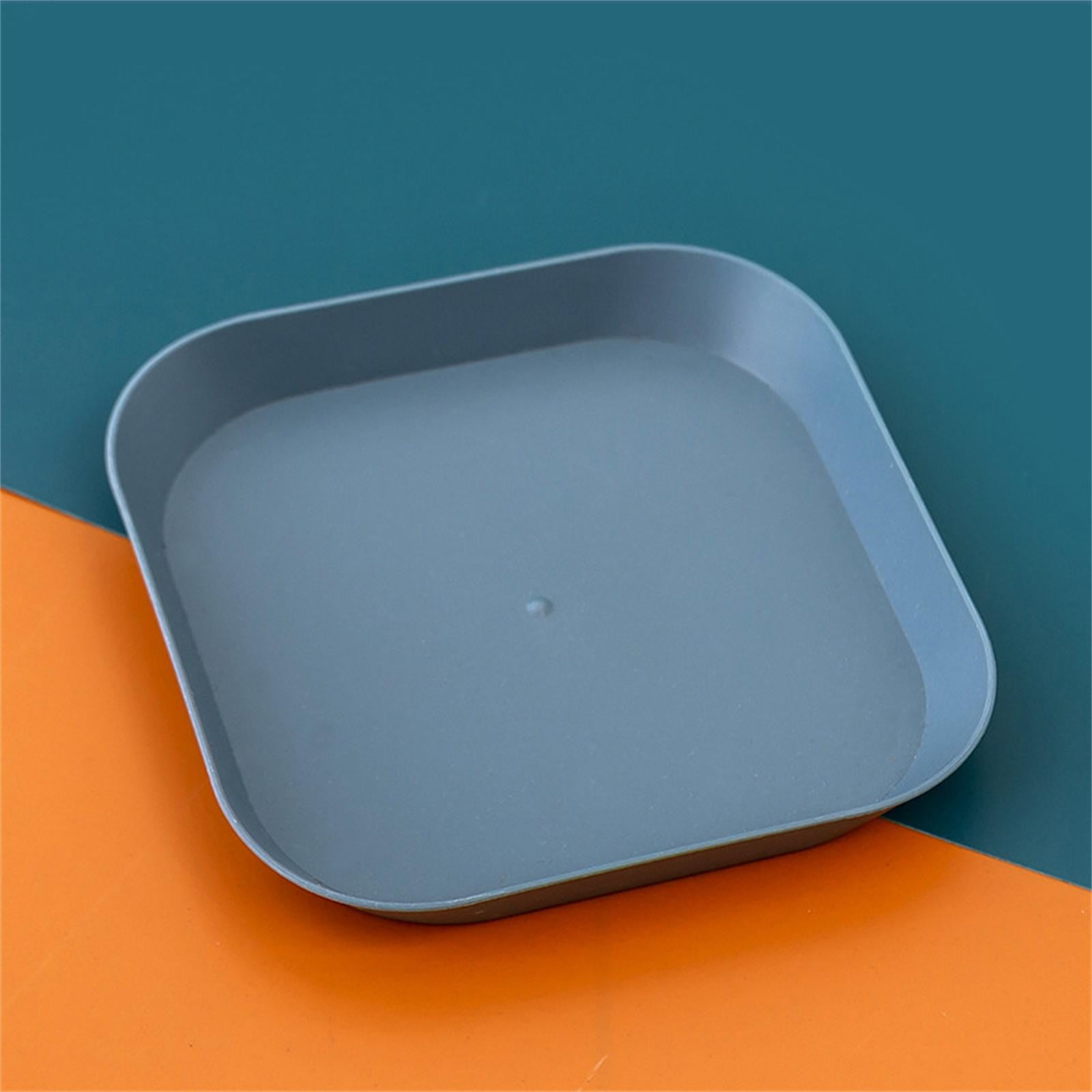 Home Fruit Snack Plate Blue Colanlan, 1Pc Fruit Platehome Snack Dish ...