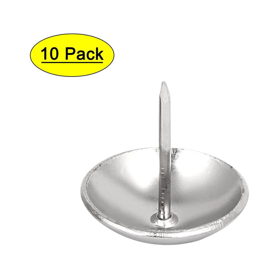 Home Furniture Round Head Upholstery Tack Nails Silver Tone 25mm x 25mm ...